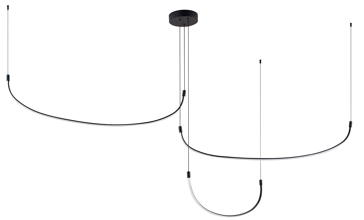 Talis Multi Light Pendant by Kuzco Lighting | MP89390-BK-UNV | KZC1158410