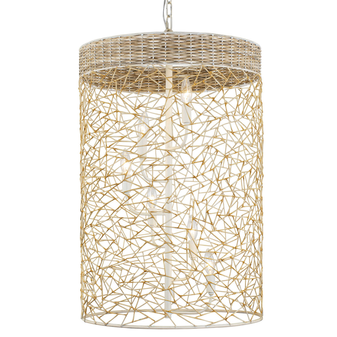Cayman Foyer Pendant by Varaluz | 362F06CW | VAR1160280