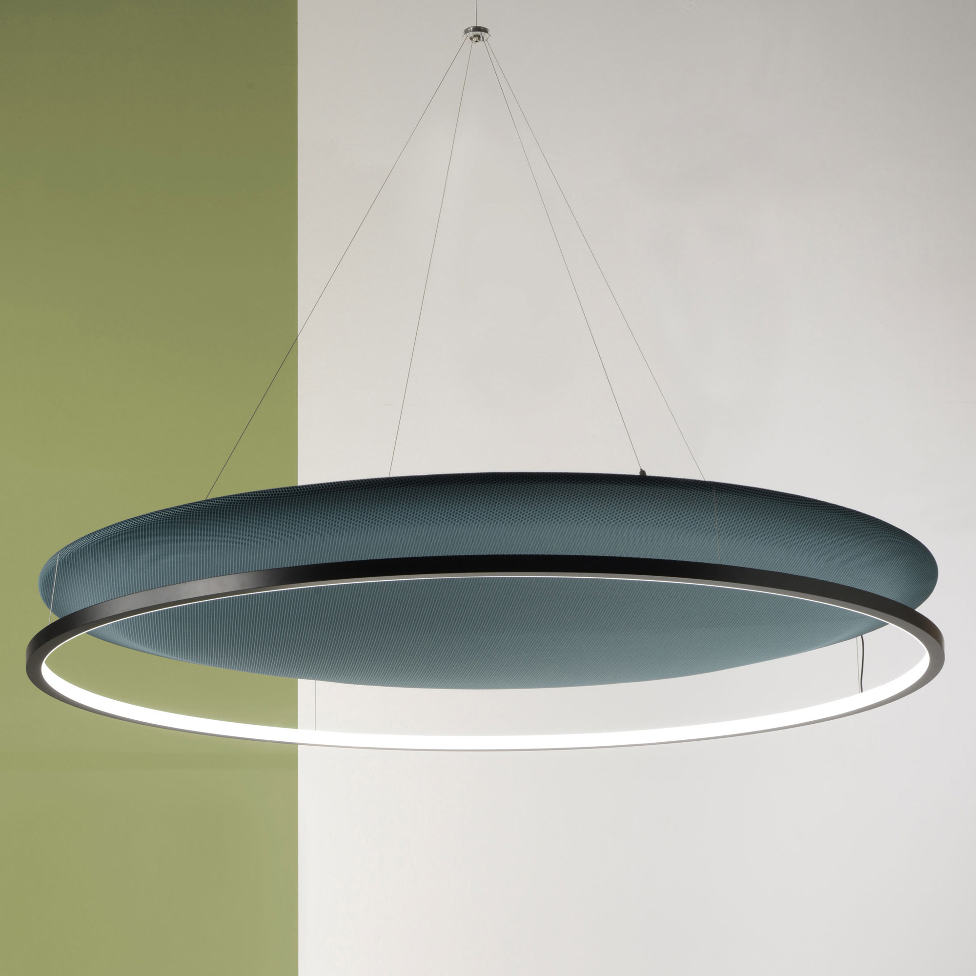 Circus Acoustic Panel Pendant by and/Costa | 2730321S21000+P1000-BLK ...