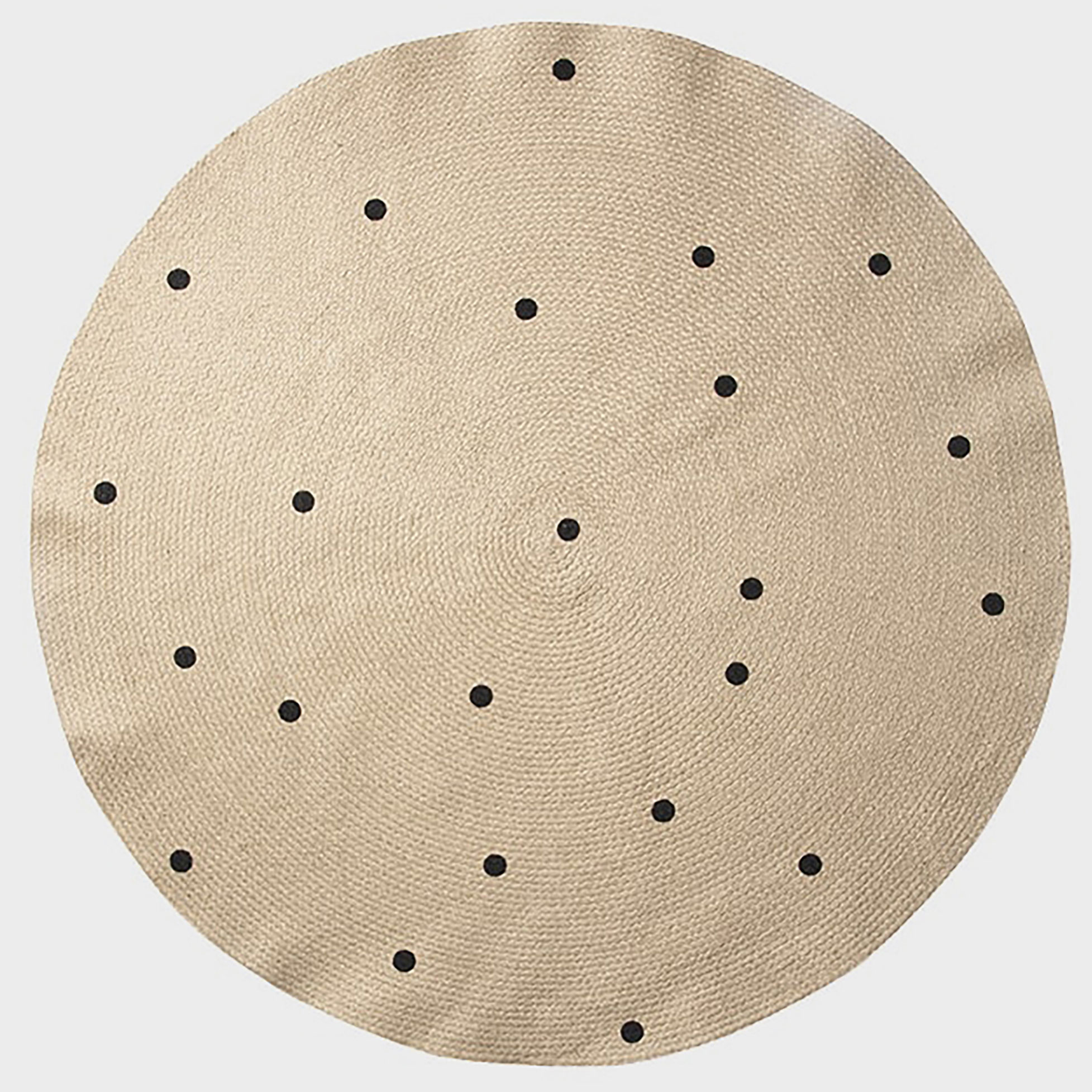 Jute Black Dots Carpet by Ferm Living | FERM-8164 | FRM1164862