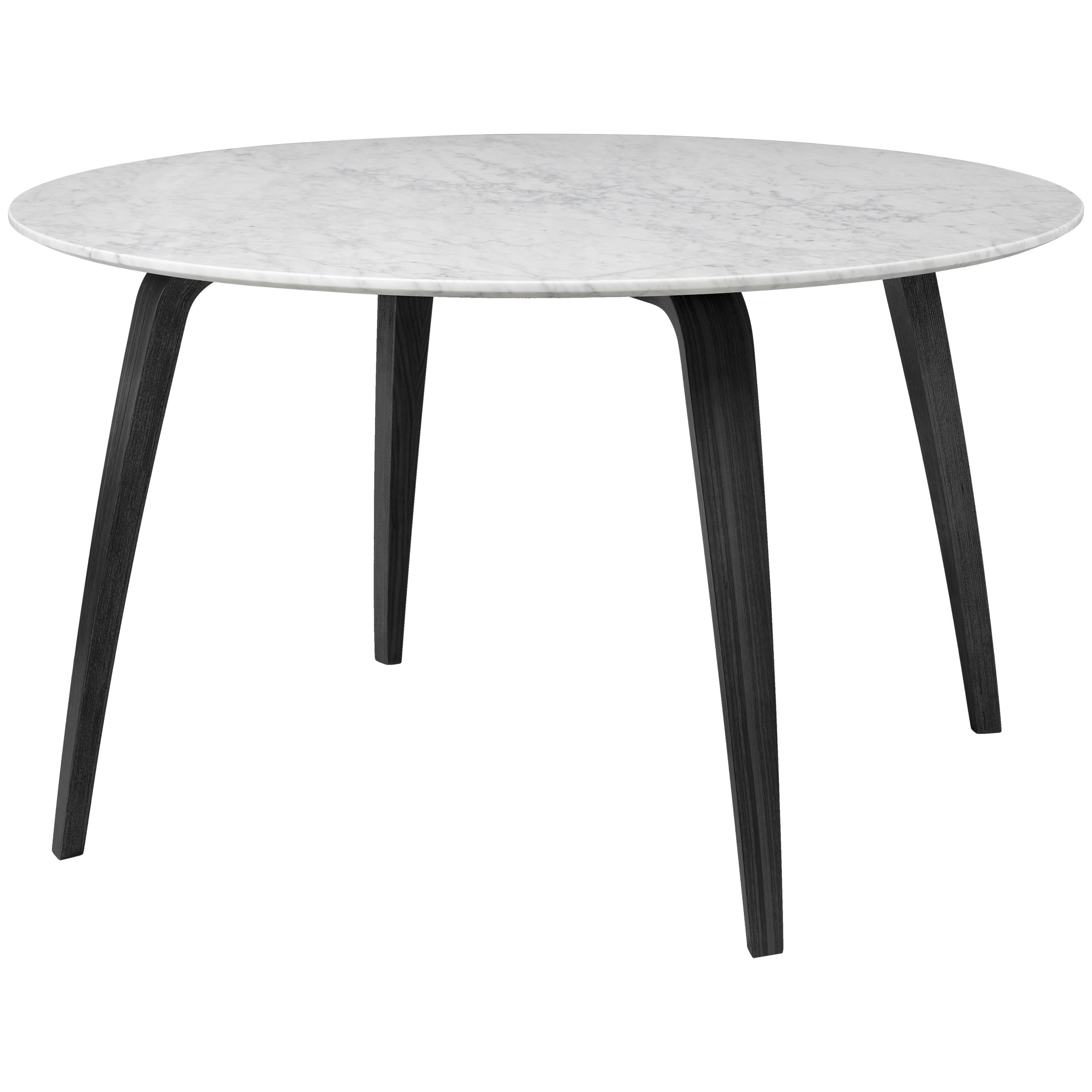 Gubi Marble Top Round Dining Table by Gubi | 10028680 | GUB1168478