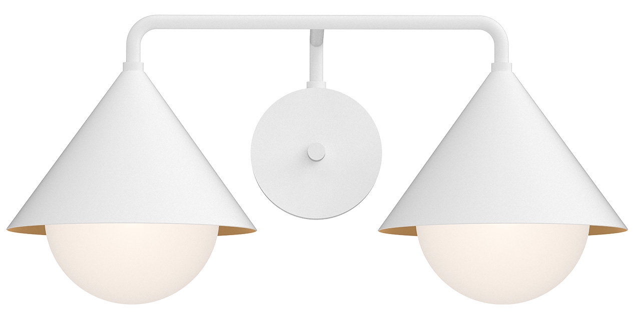 Remy Bathroom Vanity Light by Alora | VL485221WHOP | ALO1185059