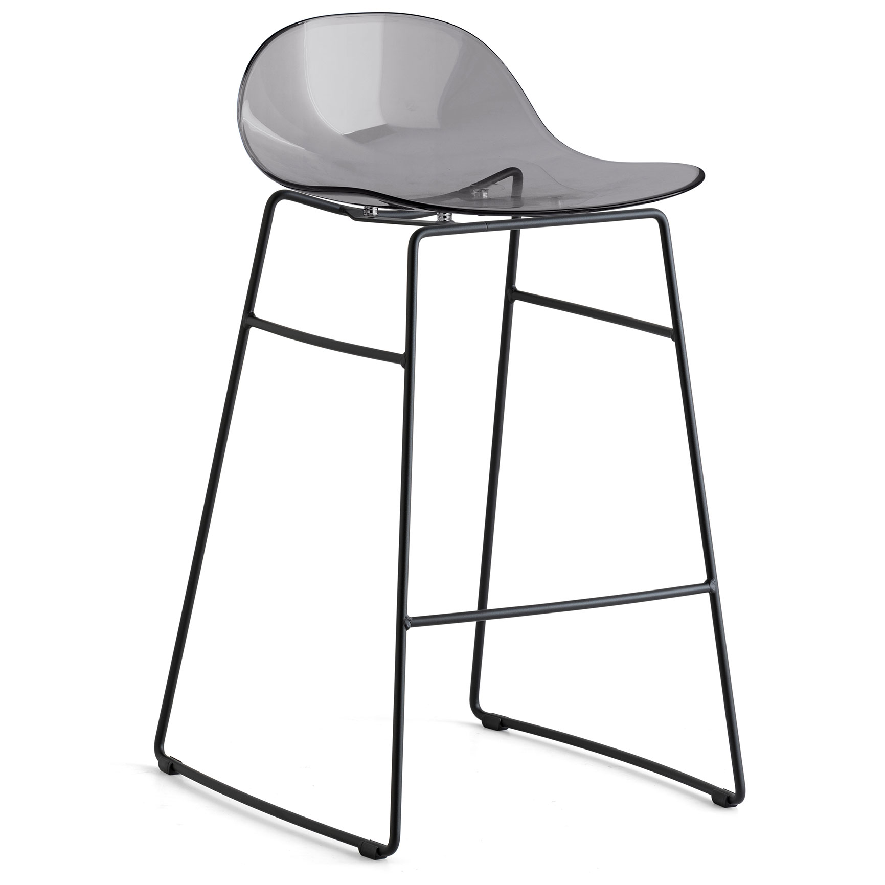 Academy Transparent Sled Stool by Connubia | CB216700001526600000000 ...