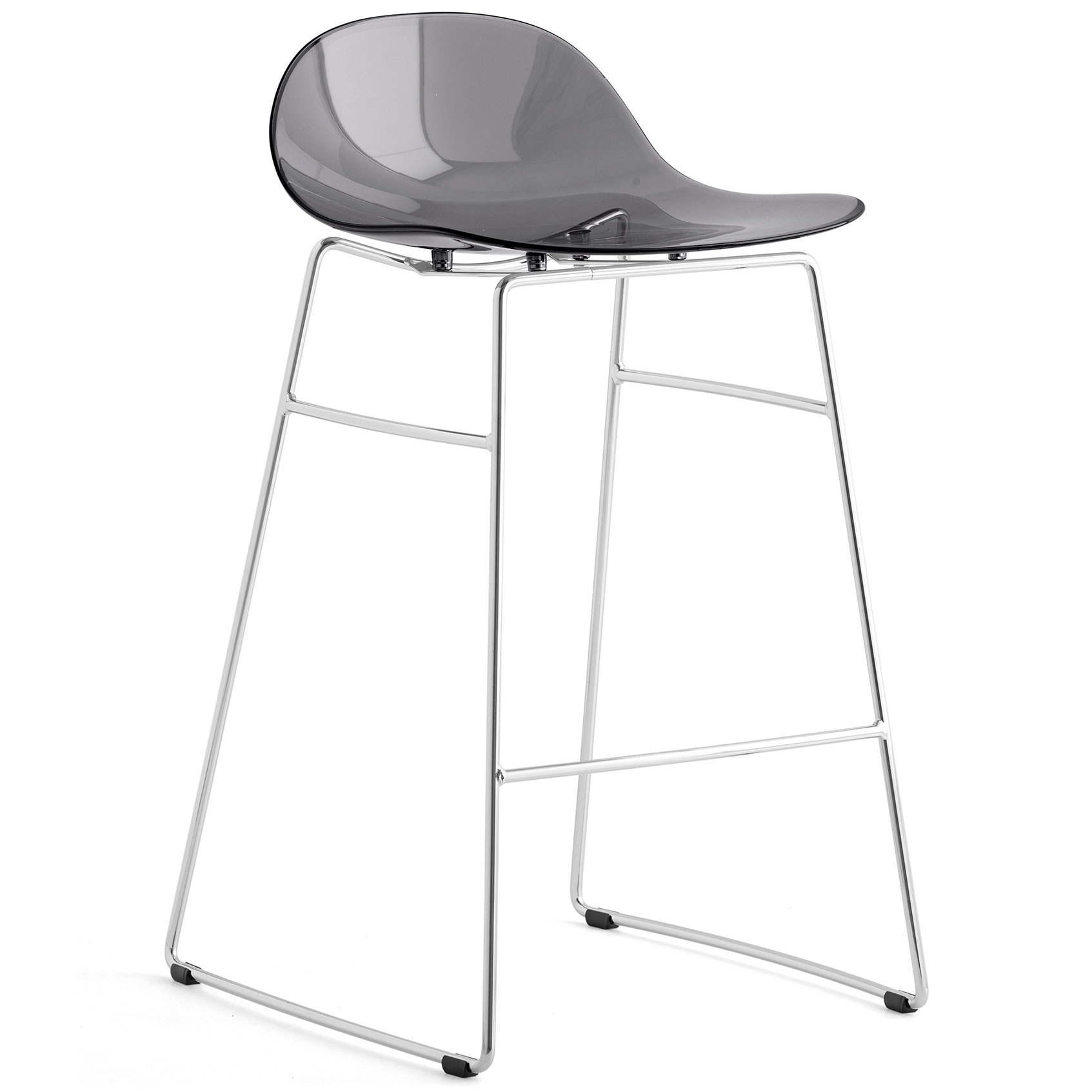Academy Transparent Sled Stool by Connubia | CB216700007726600000000 ...