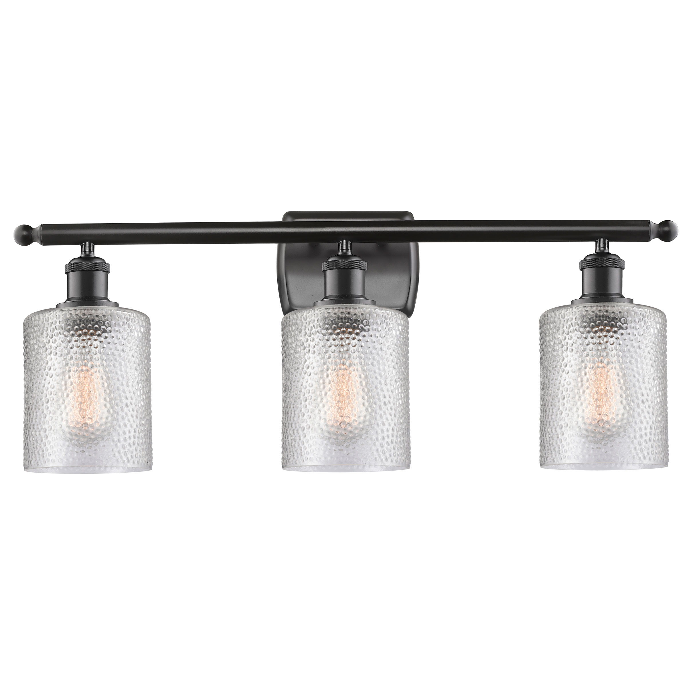 Cobbleskill Bathroom Vanity Light by Innovations Lighting | 516-3W-BK ...