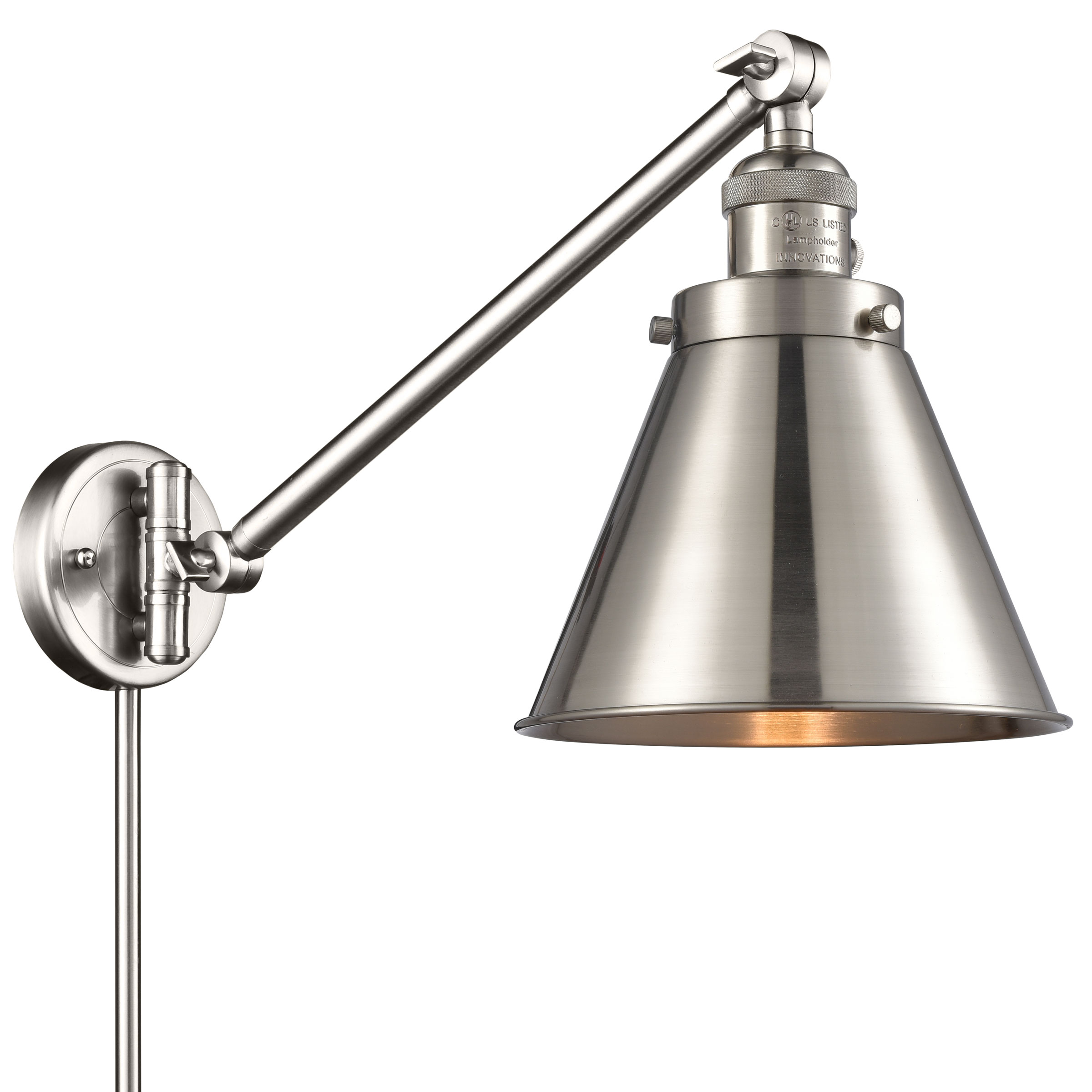 Appalachian Plug-In Swing Arm Wall Sconce by Innovations Lighting | 237 ...