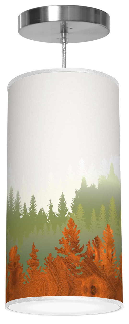 Treescape Column Pendant by Jef Designs | jdTreescapeGreenLisha16 ...