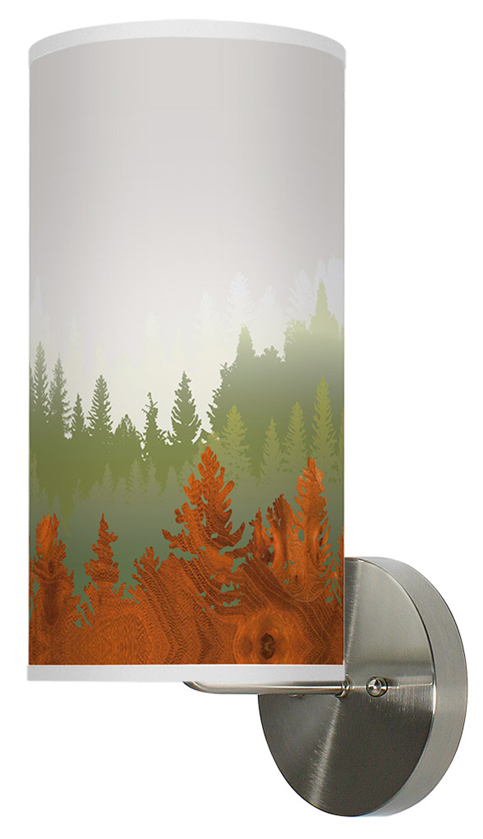 Treescape Column Wall Sconce by Jef Designs | jd_Treescape_Green_Soma ...
