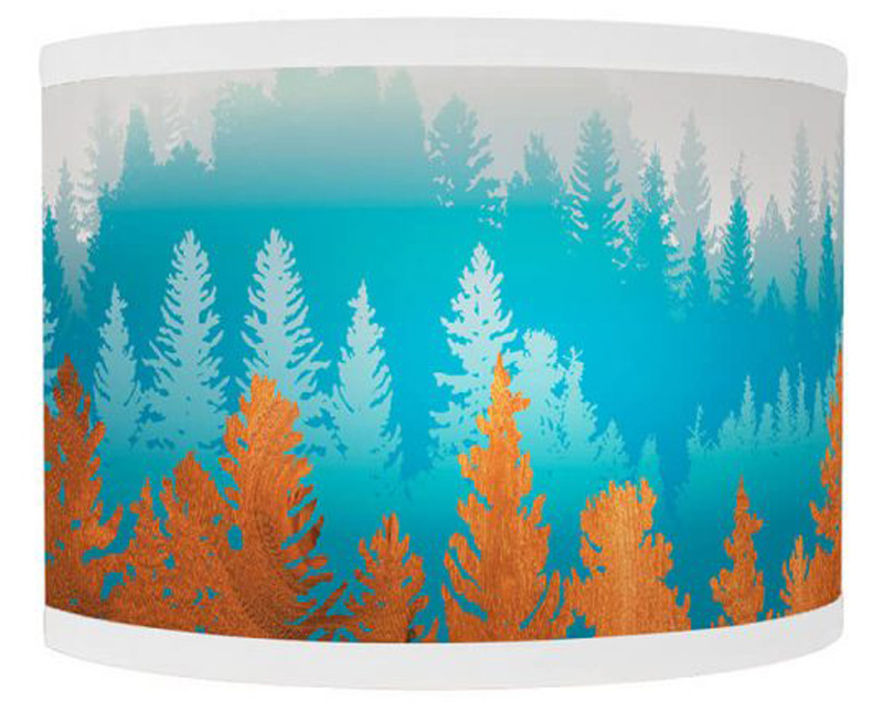 Treescape Wall Sconce by Jef Designs | jd_Treescape_Blue_Lyle | JEF1192793