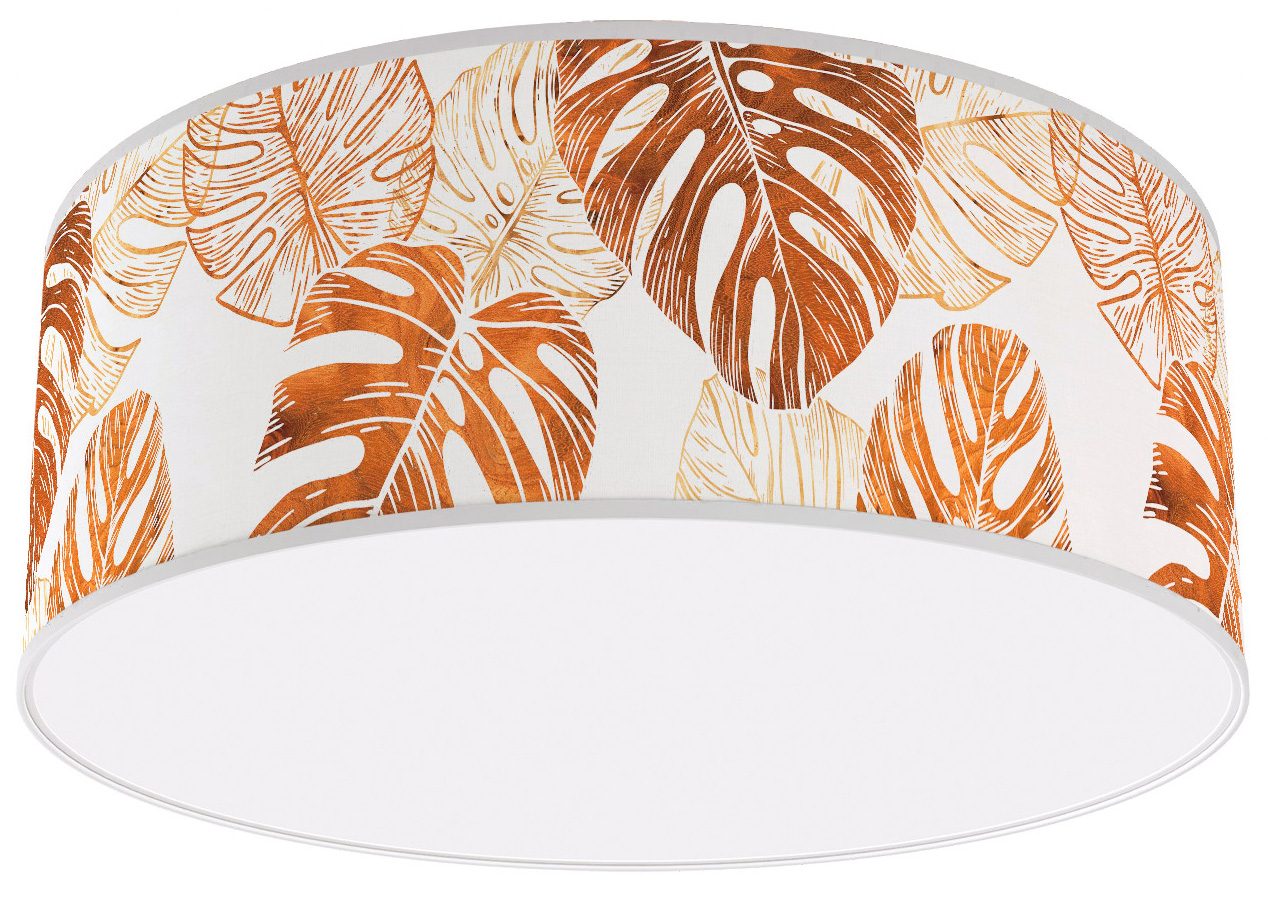 Monstera Drum Ceiling Light by Jef Designs | jdMonsteraWoodANDREA24 ...