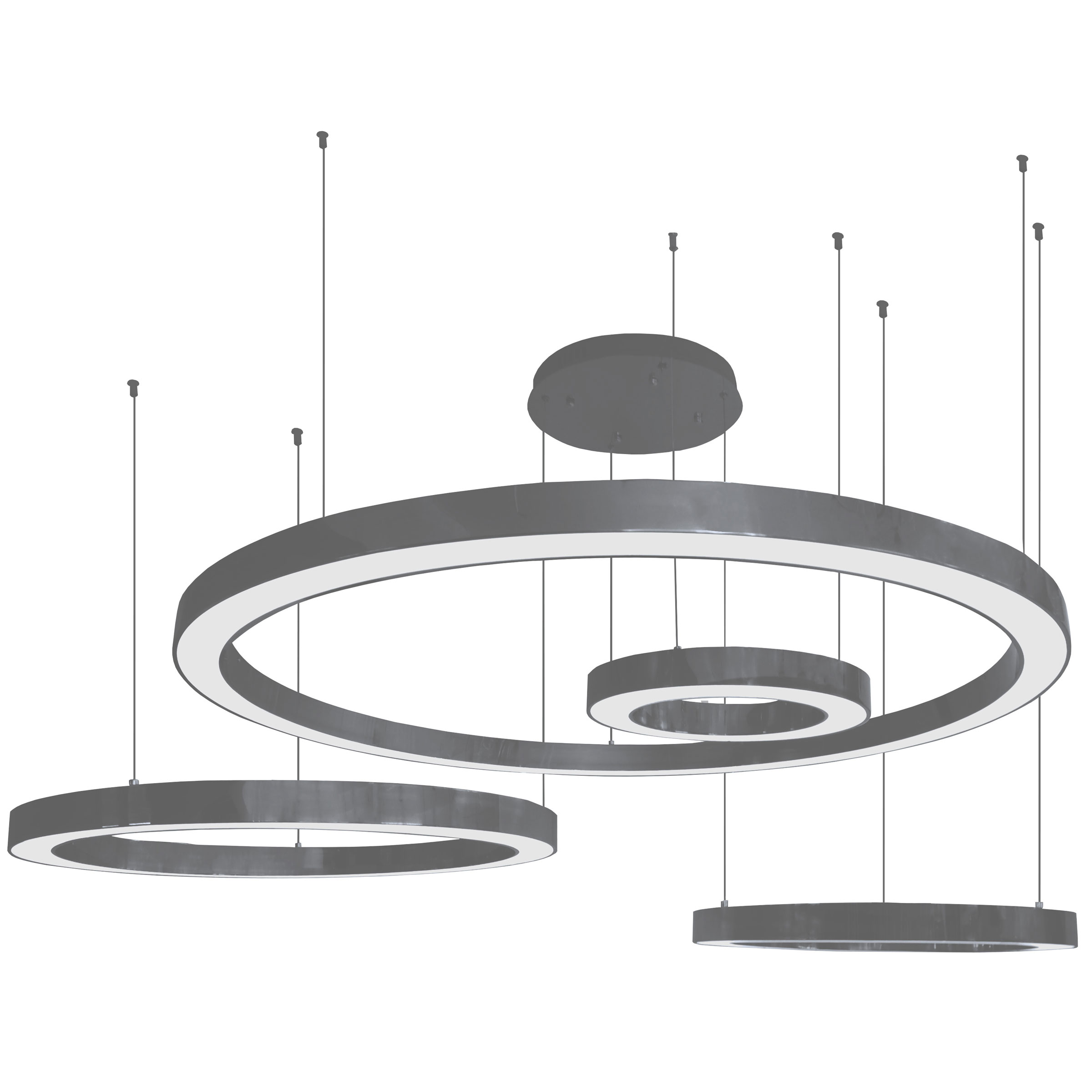 Aria Multi Light Chandelier by Avenue Lighting | HF4444-BK | AVE1195317