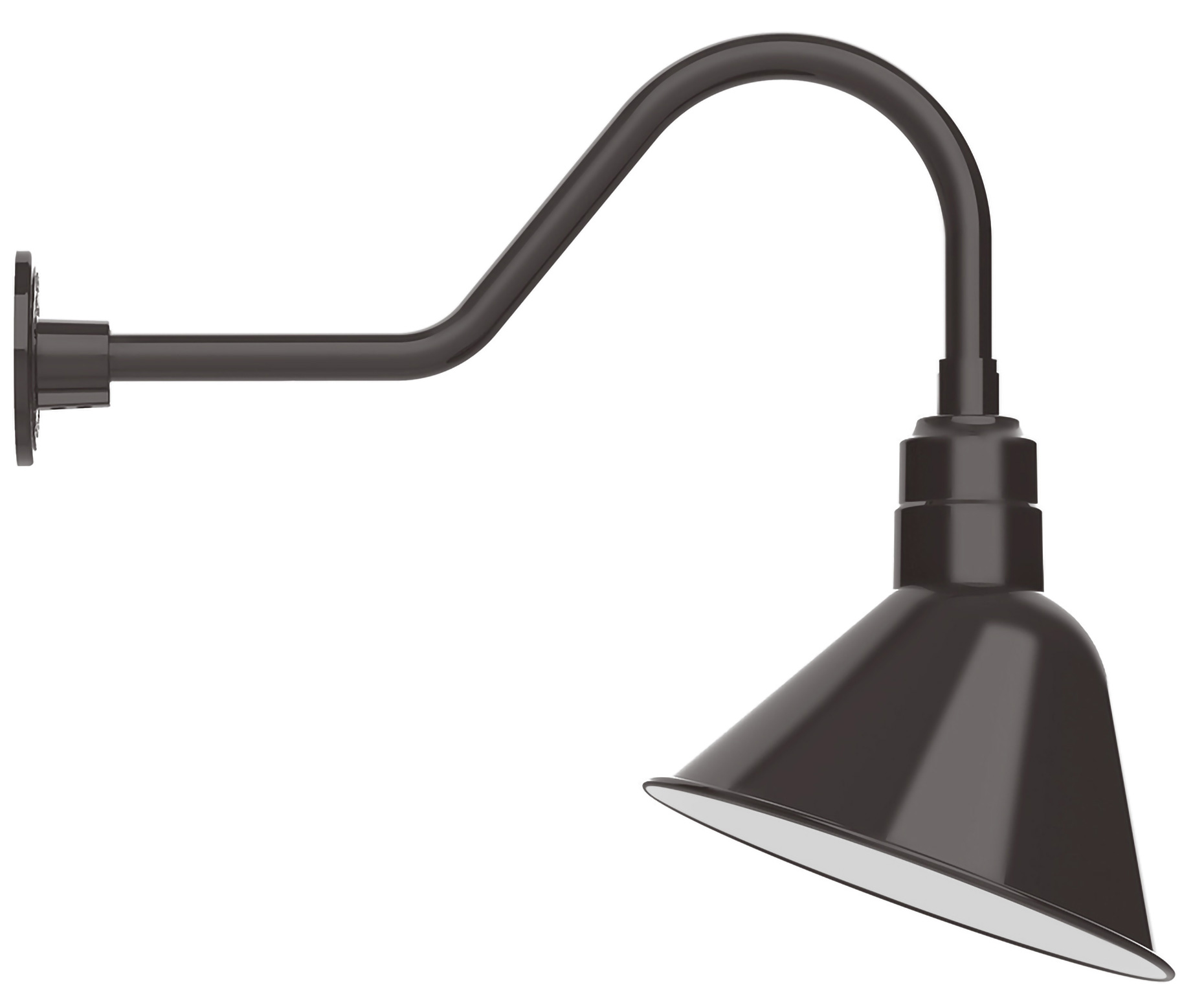 Angle Outdoor Gooseneck Wall Light by Montclair Light Works | GNB103-51 ...