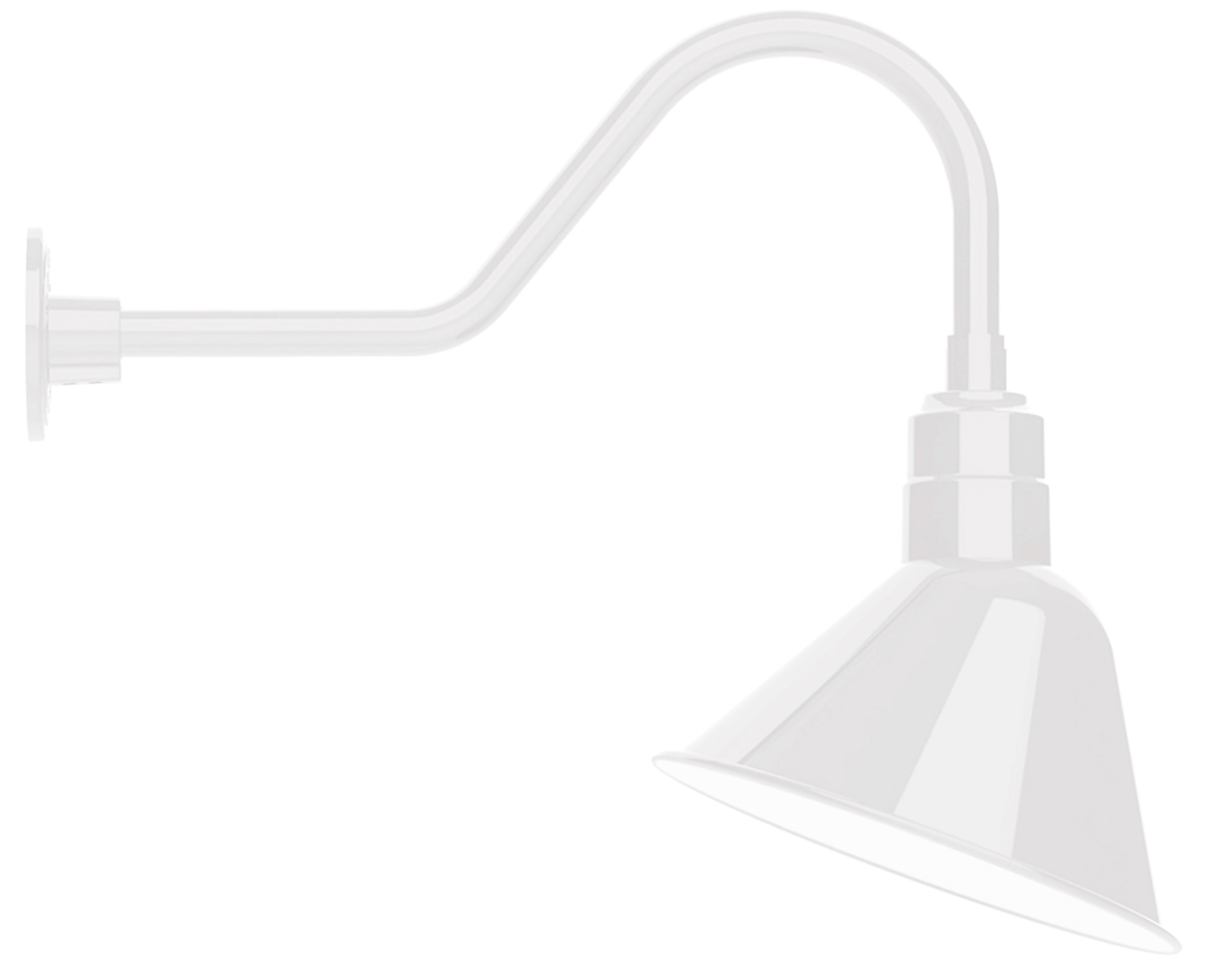 Angle Outdoor Gooseneck Wall Light by Montclair Light Works | GNB103-44 ...
