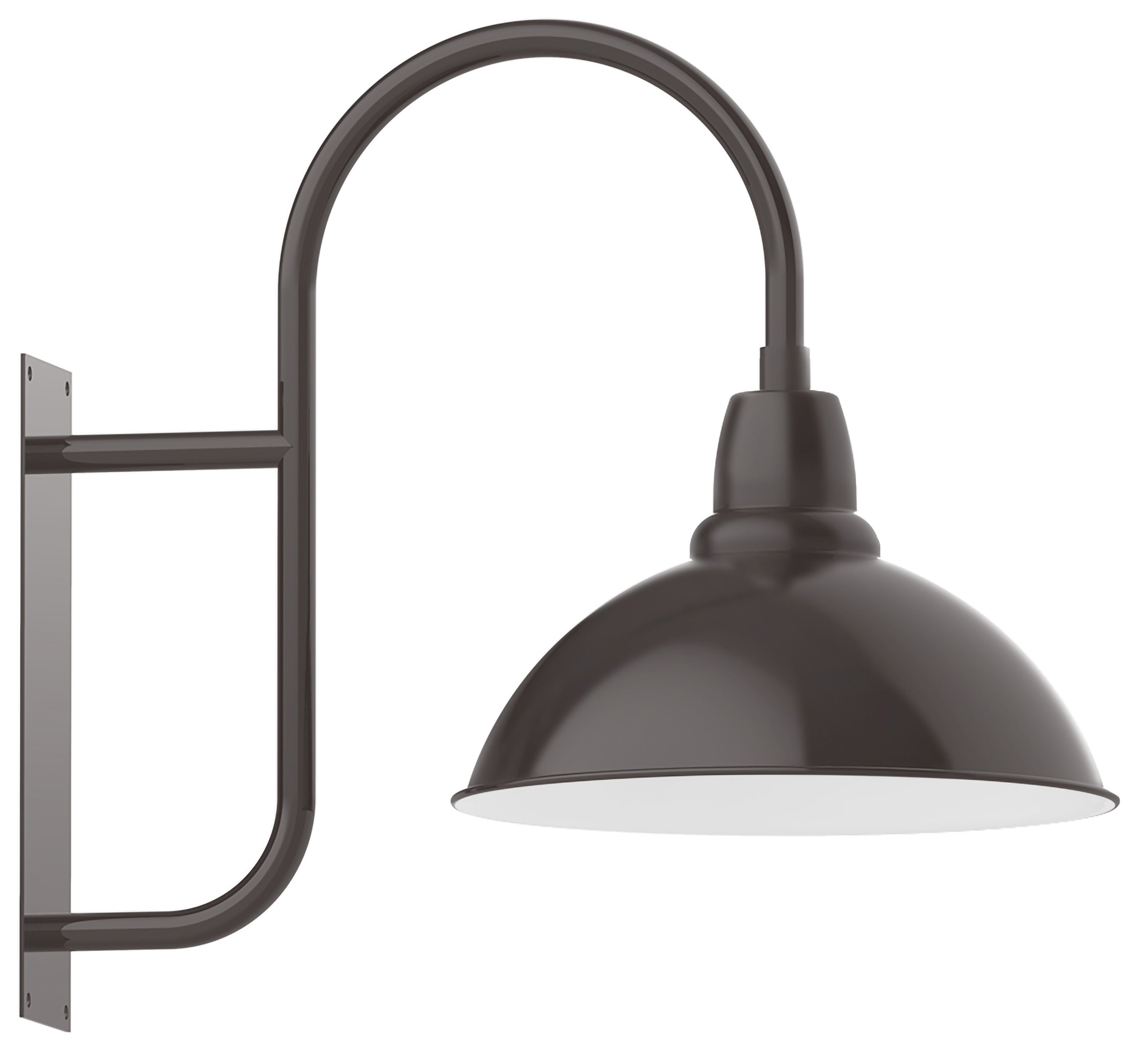 Cafe Curved Arm Outdoor Wall Light by Montclair Light Works | WMF109-51 ...