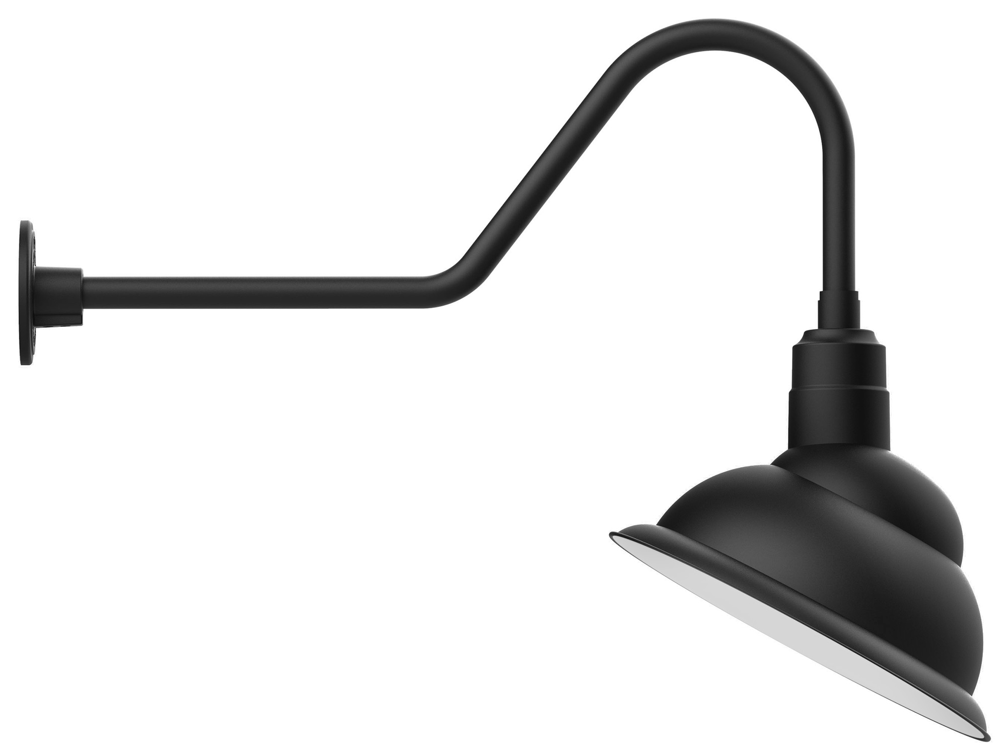 Emblem Outdoor Gooseneck Wall Light by Montclair Light Works | GNC122 ...