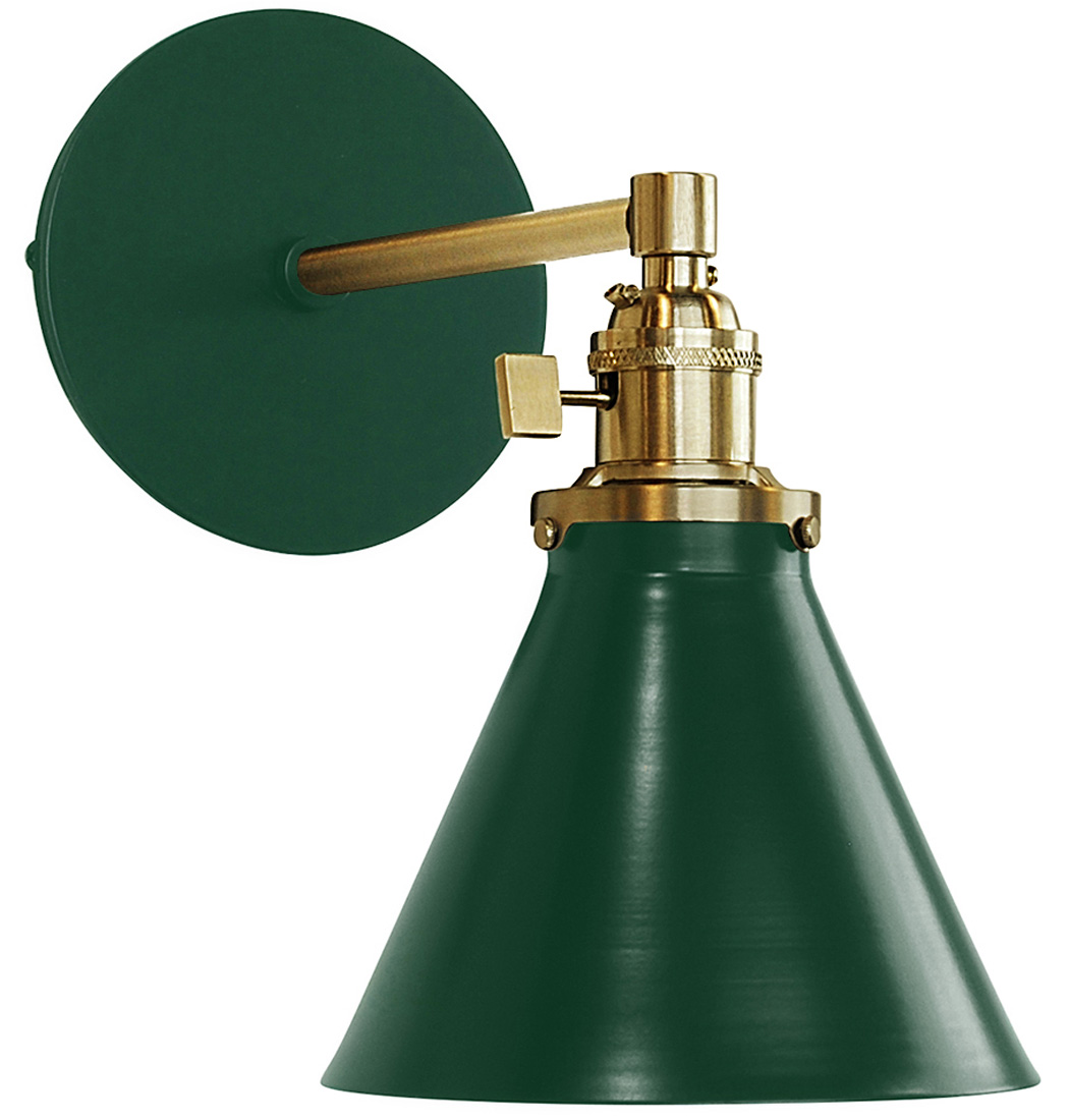 Uno Straight Arm Narrow Cone Wall Sconce by Montclair Light Works ...