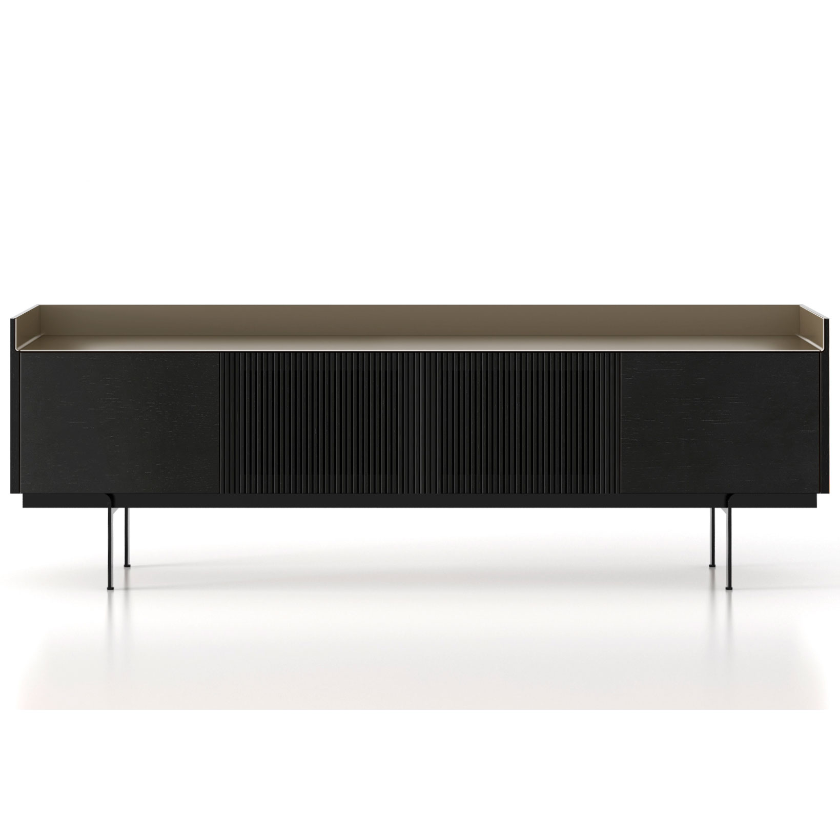 Stockholm Technic 4 Door Sideboard by Punt Mobles | STH40318BR92 ...