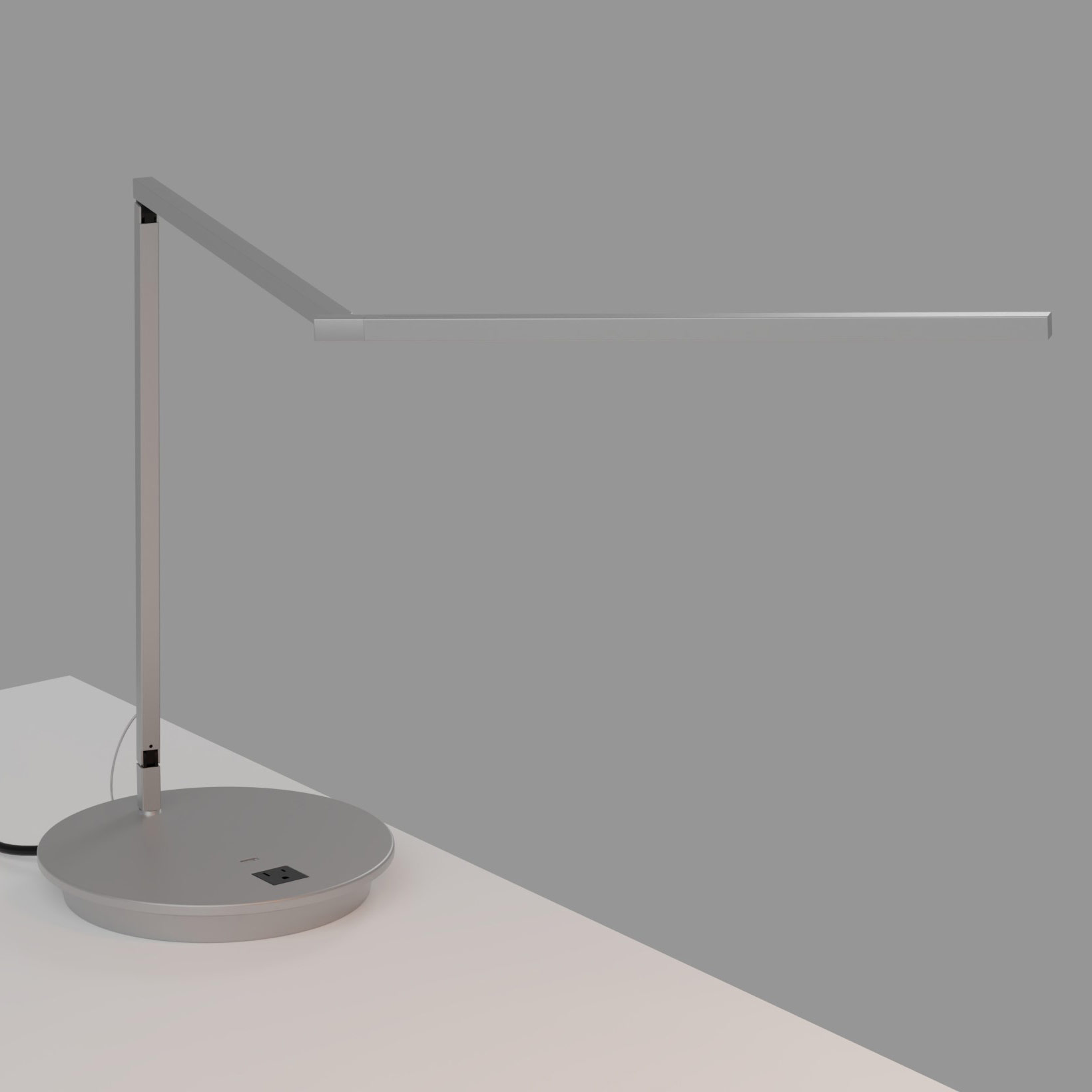 Z-Bar Gen 4 Desk Lamp by Koncept Lighting | ZBD3000-W-SIL-PWD | KNC1201994