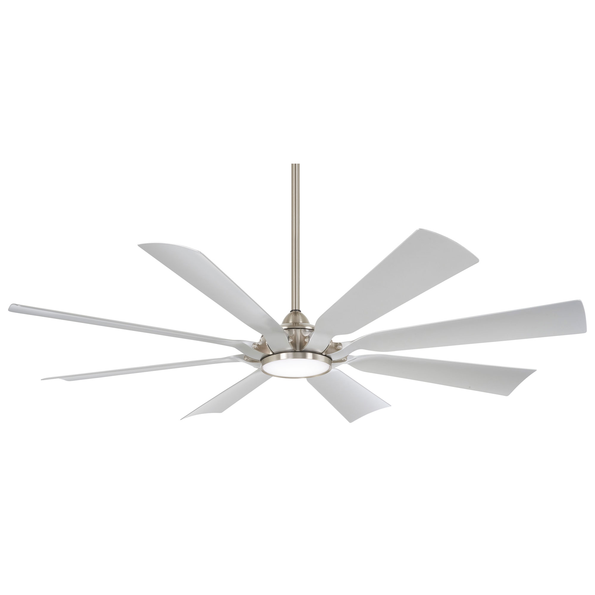 Future Ceiling Fan with Light by Minka Aire | F756L-BNW | MKA1204414