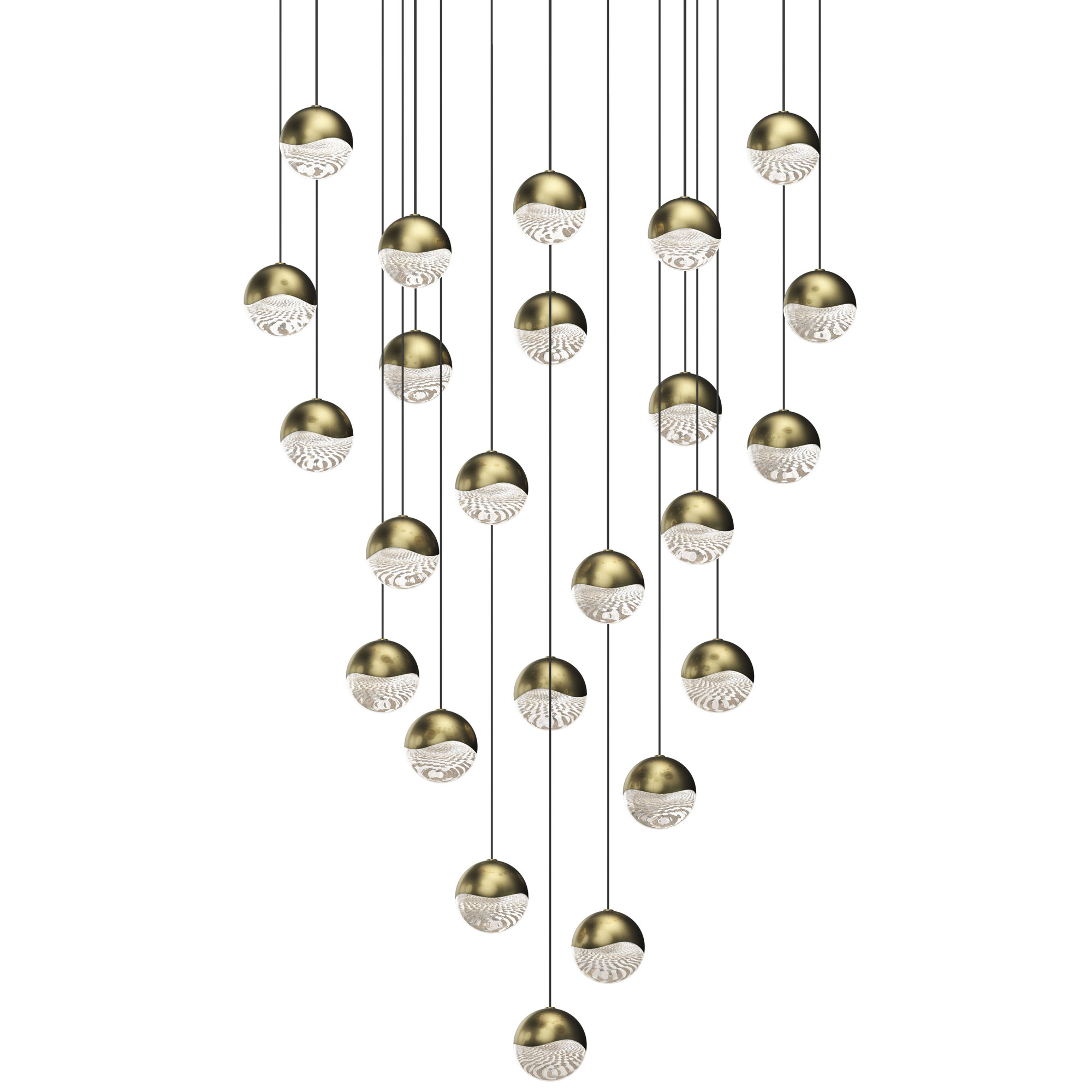 Grapes 24 Light Round Multi Light Pendant by SONNEMAN - A Way of Light ...