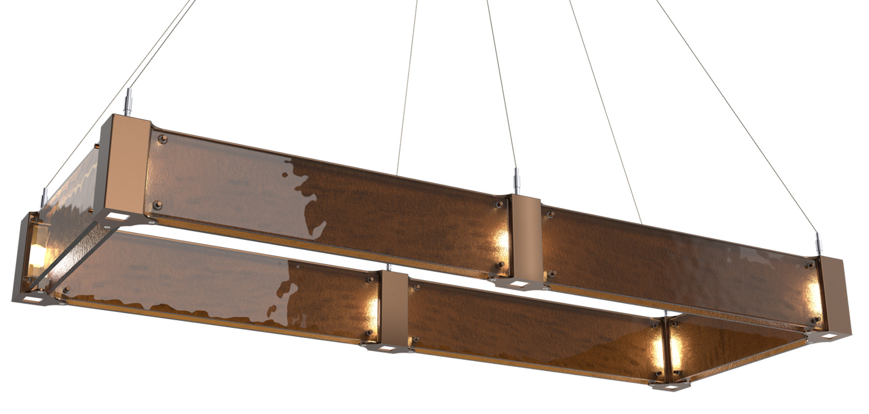 Parallel Rectangular 3000K Chandelier by Hammerton Studio | PLB0042-R1 ...