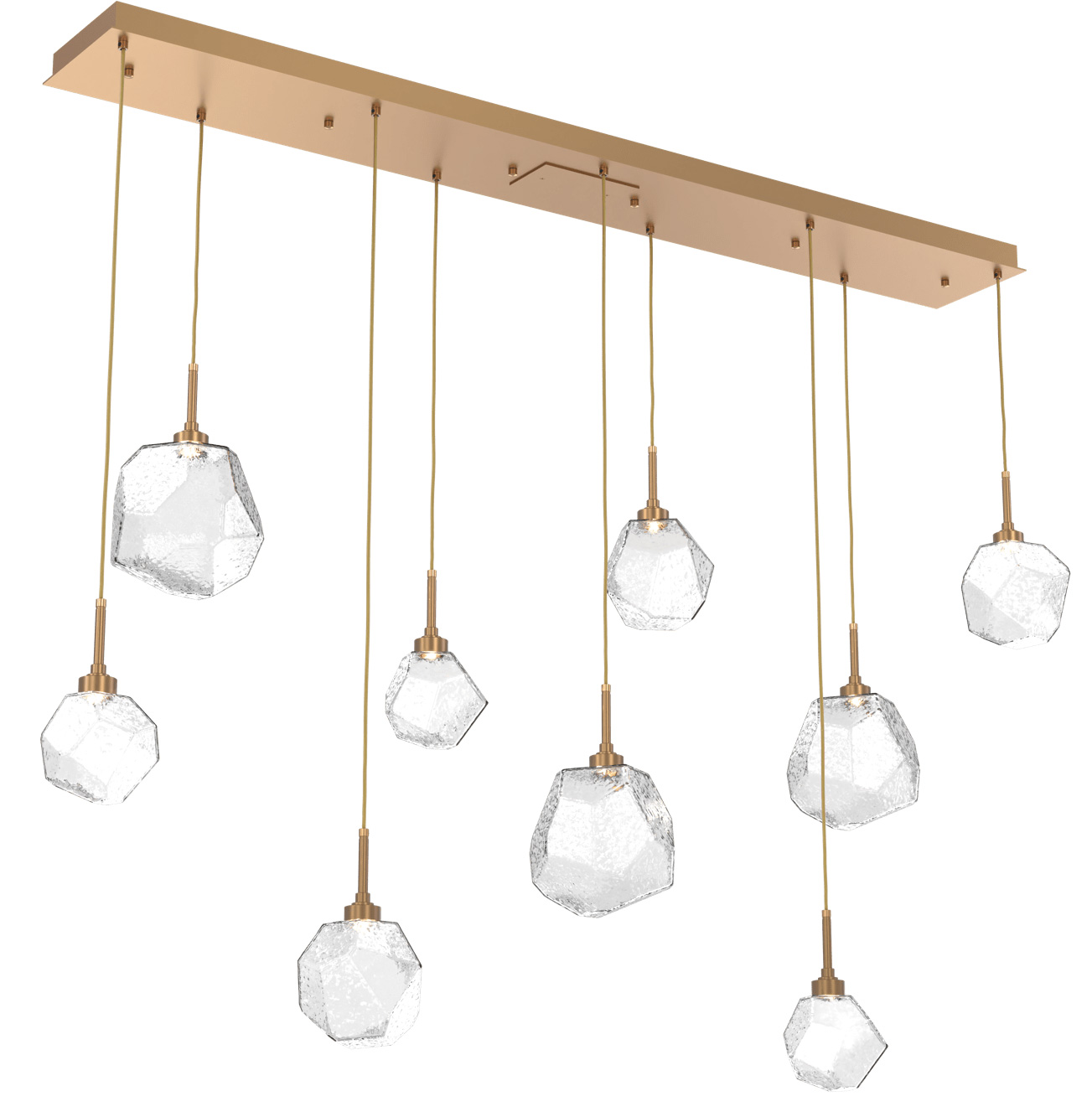 Gem Linear 9-Light Multi Light Pendant by Hammerton Studio | PLB0039-09 ...