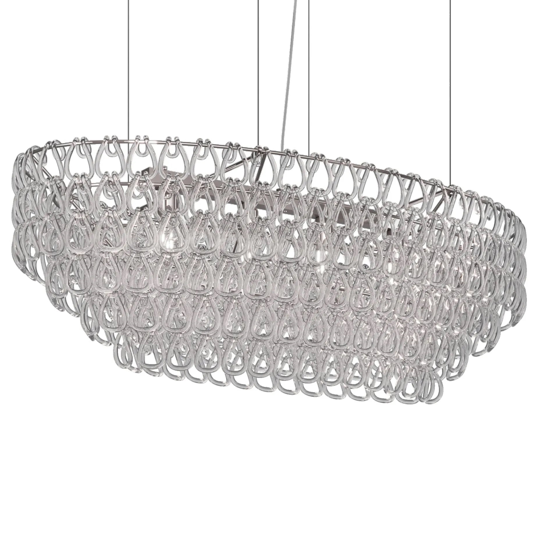 Minigiogali Oval Linear Pendant by Vistosi | MGIOGSPOV1CRBRCRE26UL ...