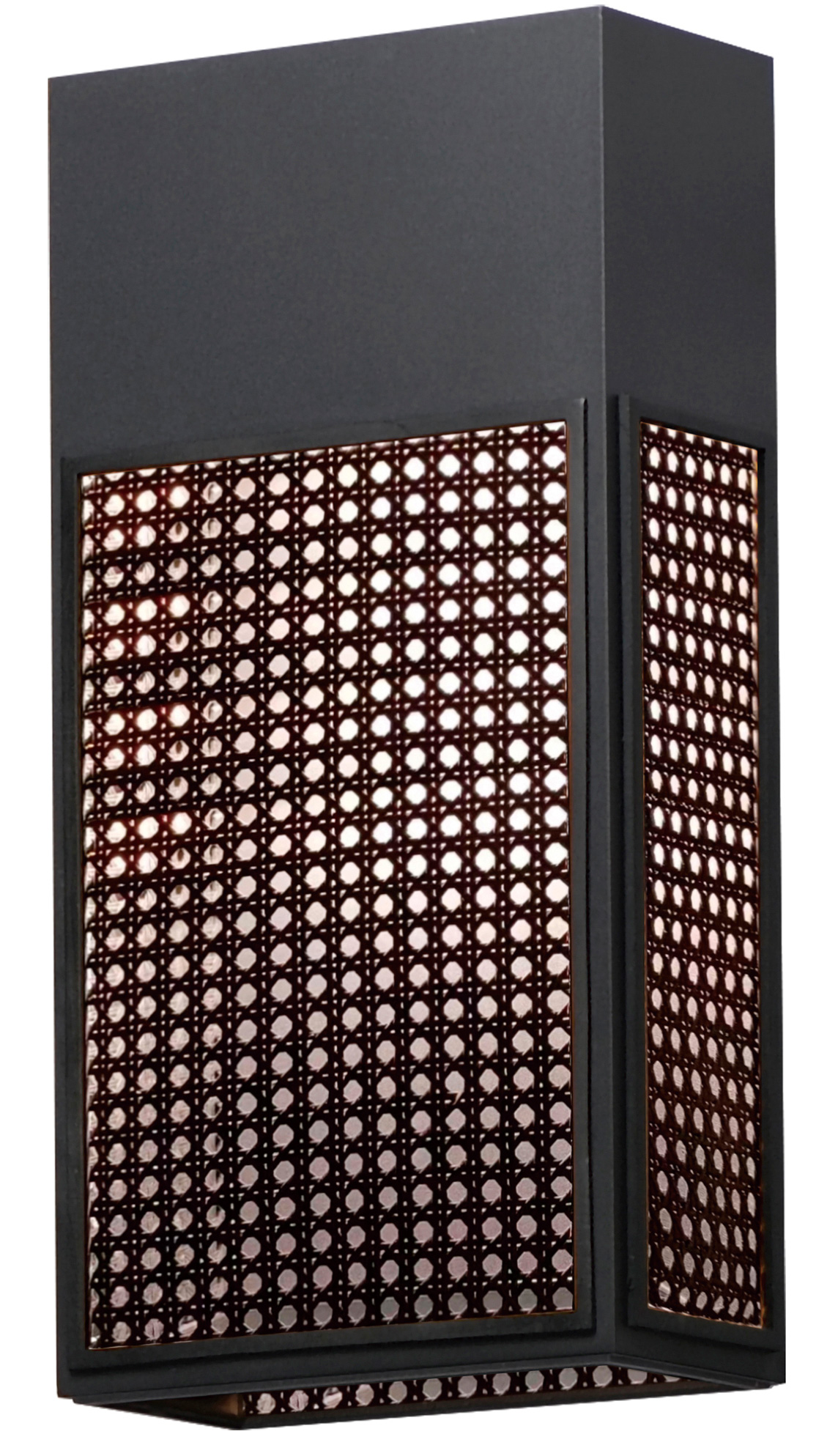 Lattice Dark Sky Outdoor Wall Light by Maxim Lighting | 54804BK ...