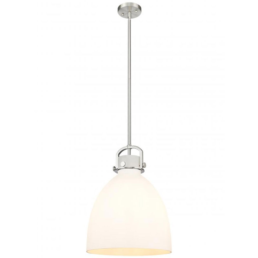 Newton Bell Stem Hung Pendant by Innovations Lighting | 410-1SL-SN-G412 ...