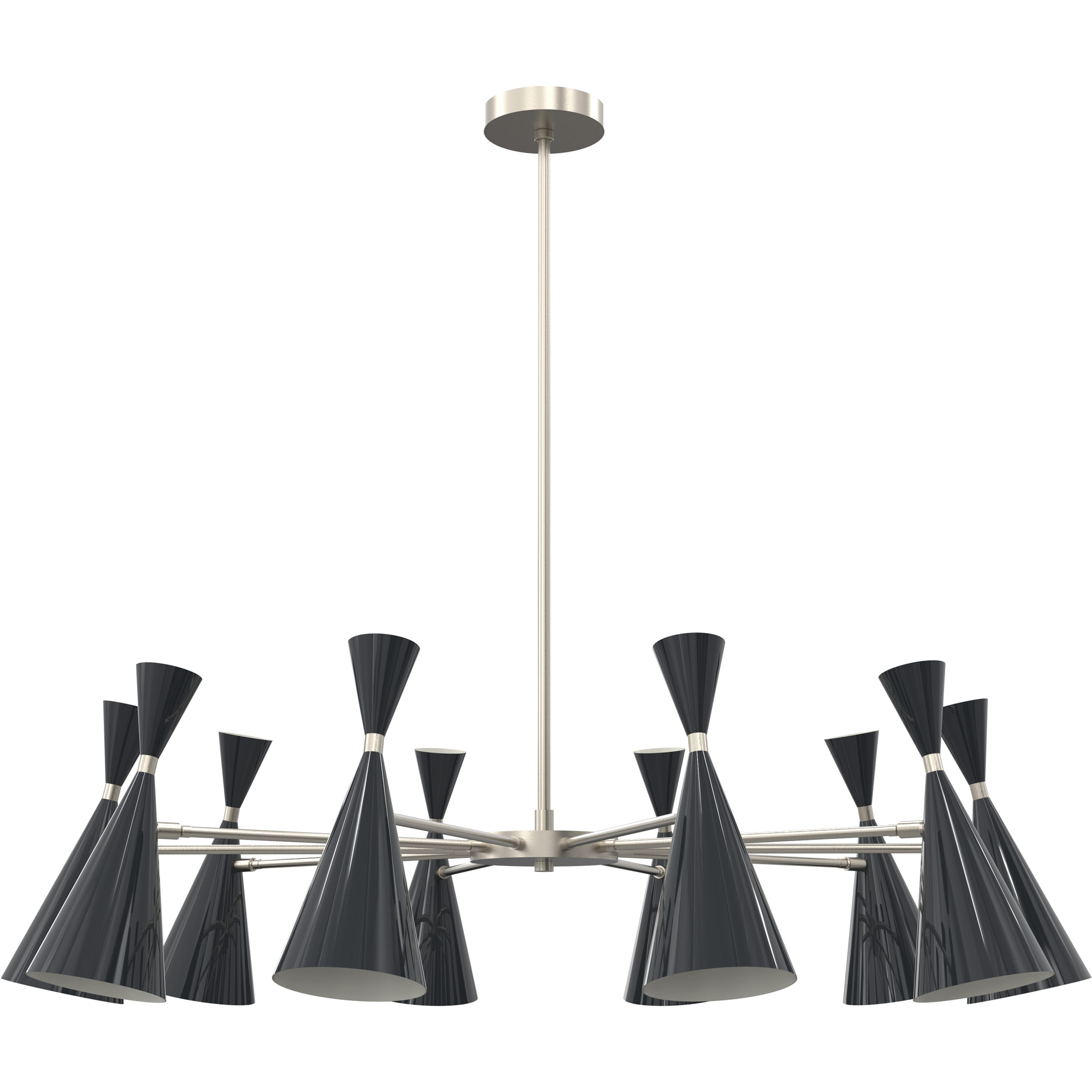 Monolith Chandelier by Blueprint Lighting | BL-027-BN/034-24 | BLE1236105