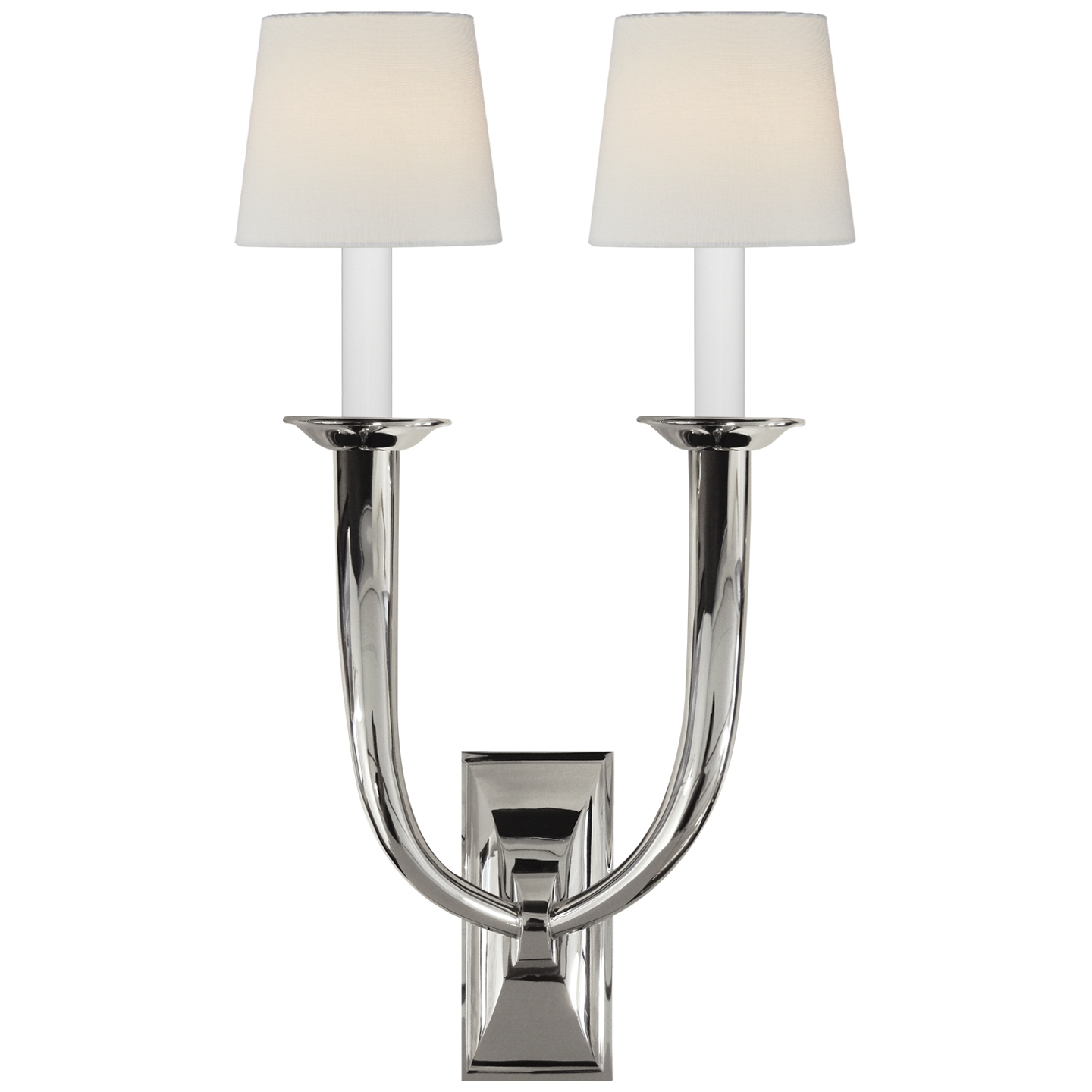 French Double Deco Horn Wall Sconce by Visual Comfort Signature | S ...