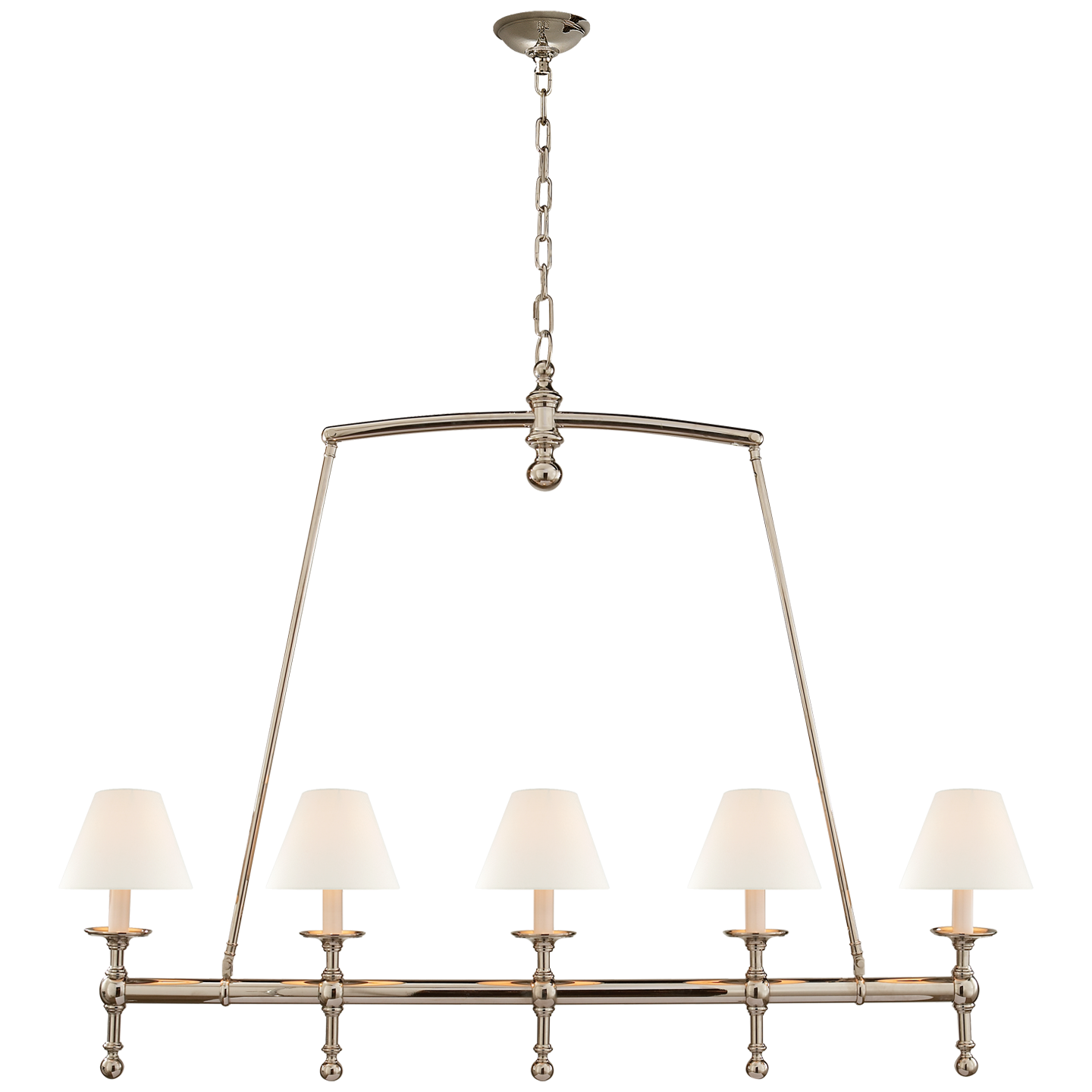 Classic Linear Chandelier by Visual Comfort Signature | SL 5811PN-L ...