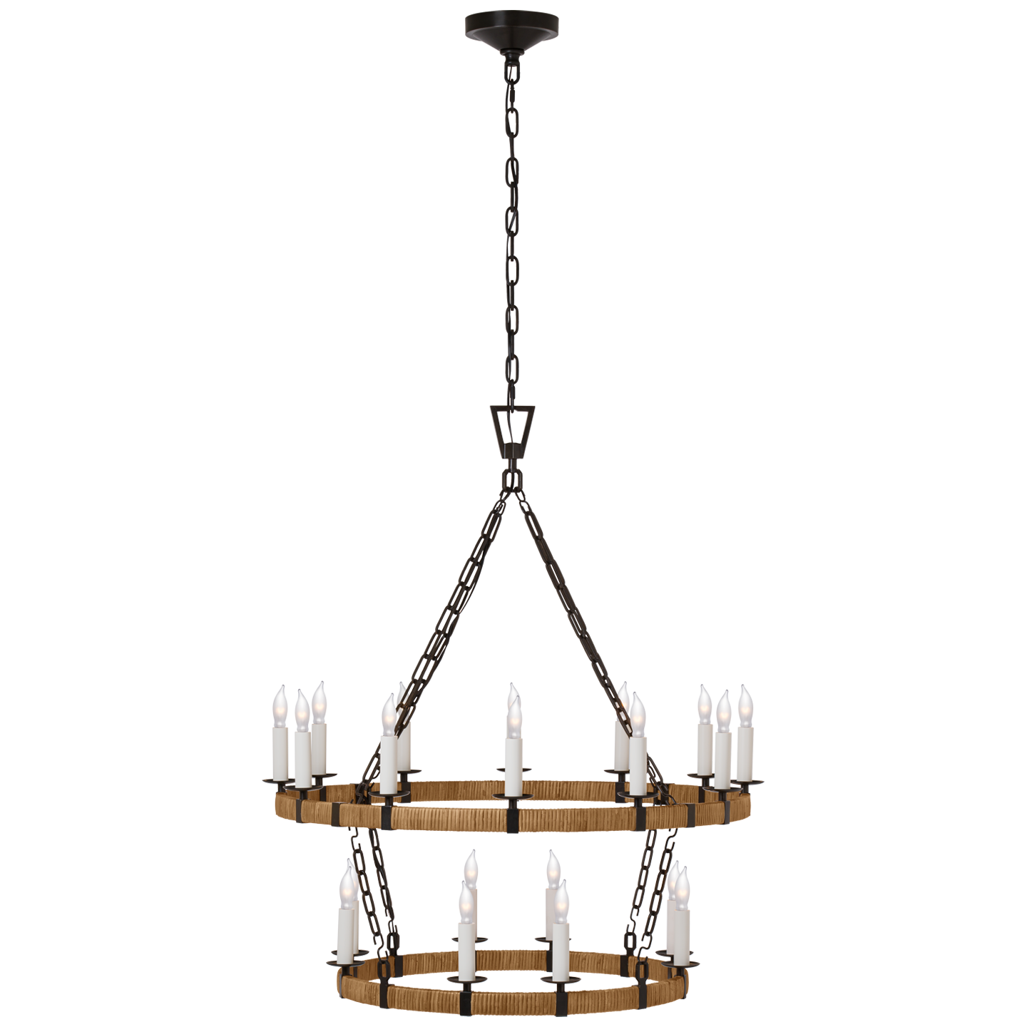 Darlana Wrapped Two Tiered Chandelier by Visual Comfort Signature | CHC ...