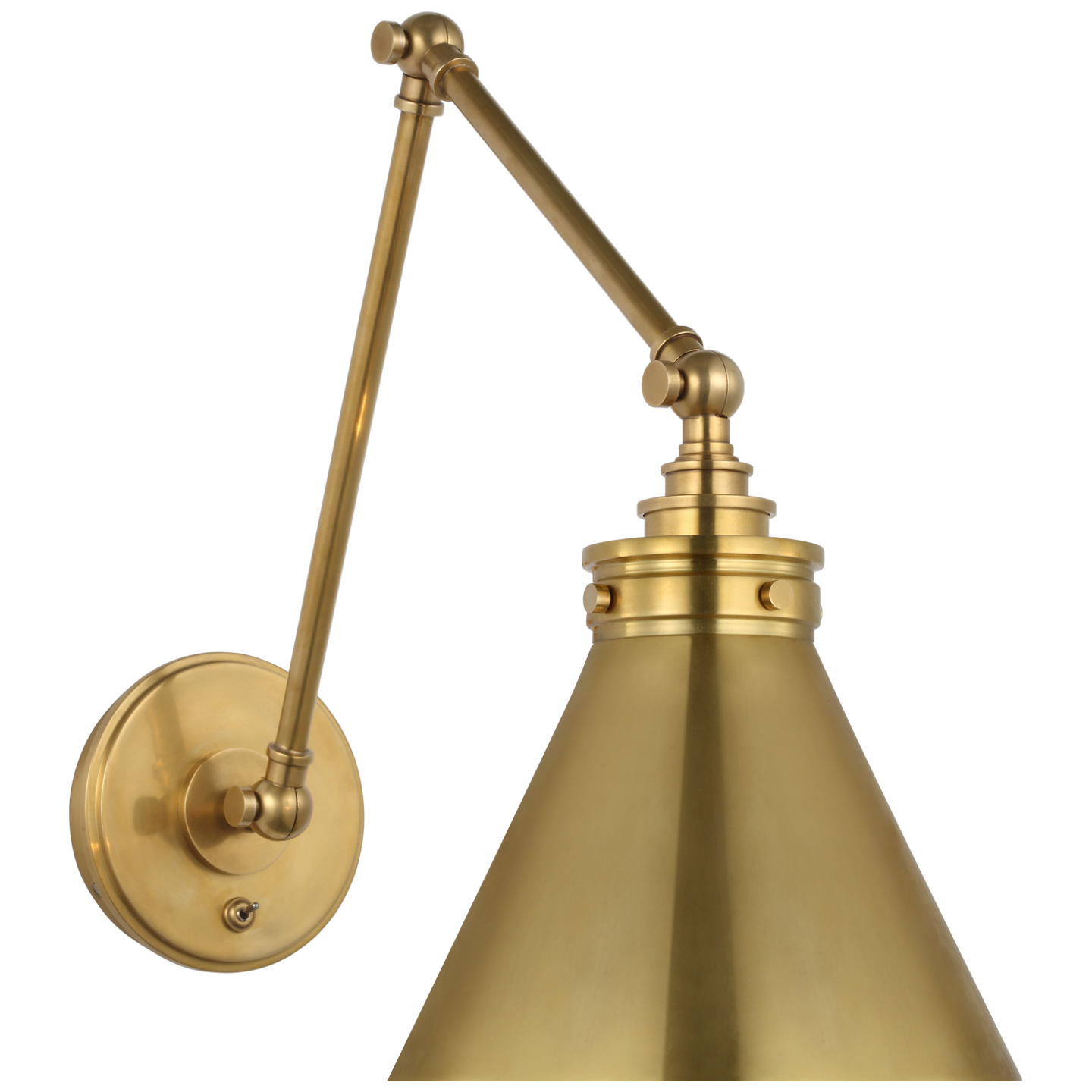 Parkington Swing Arm Library Wall Light by Visual Comfort Signature ...