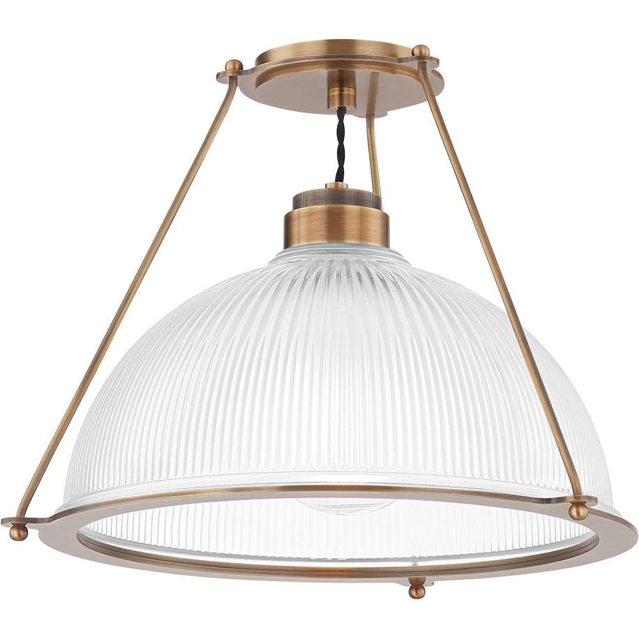 Glint Semi Flush Ceiling Light by Troy Lighting | C2118-PBR | TRY1250527