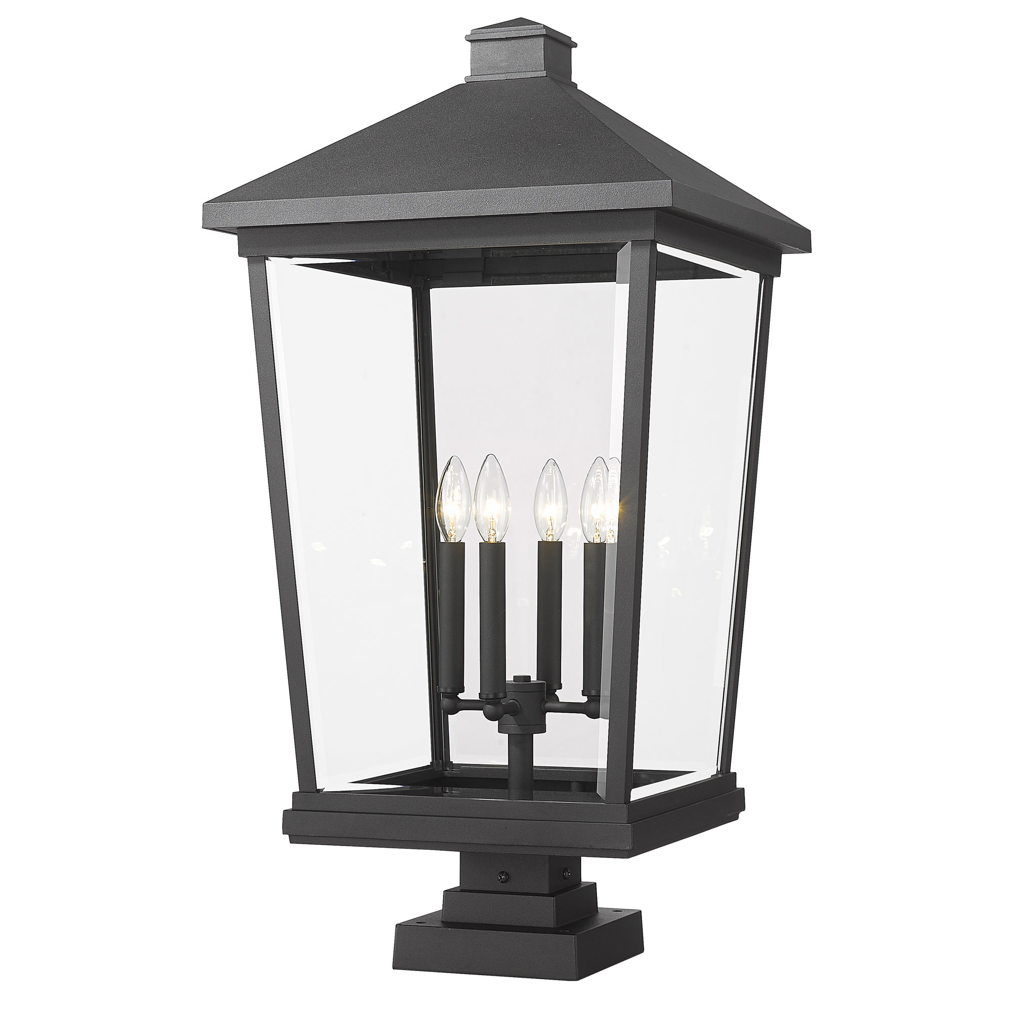 Beacon Outdoor Pier Light with Square Stepped Base by Z-Lite ...
