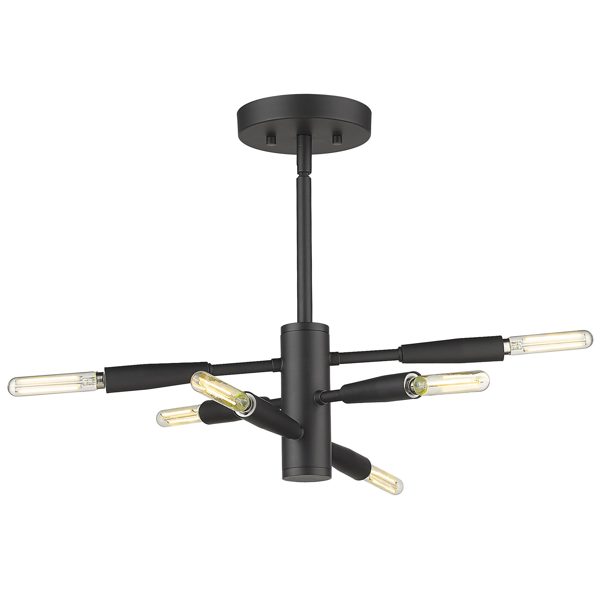 Ascension Semi Flush Ceiling Light by Z-Lite | 737SF6-MB | ZLT1257621