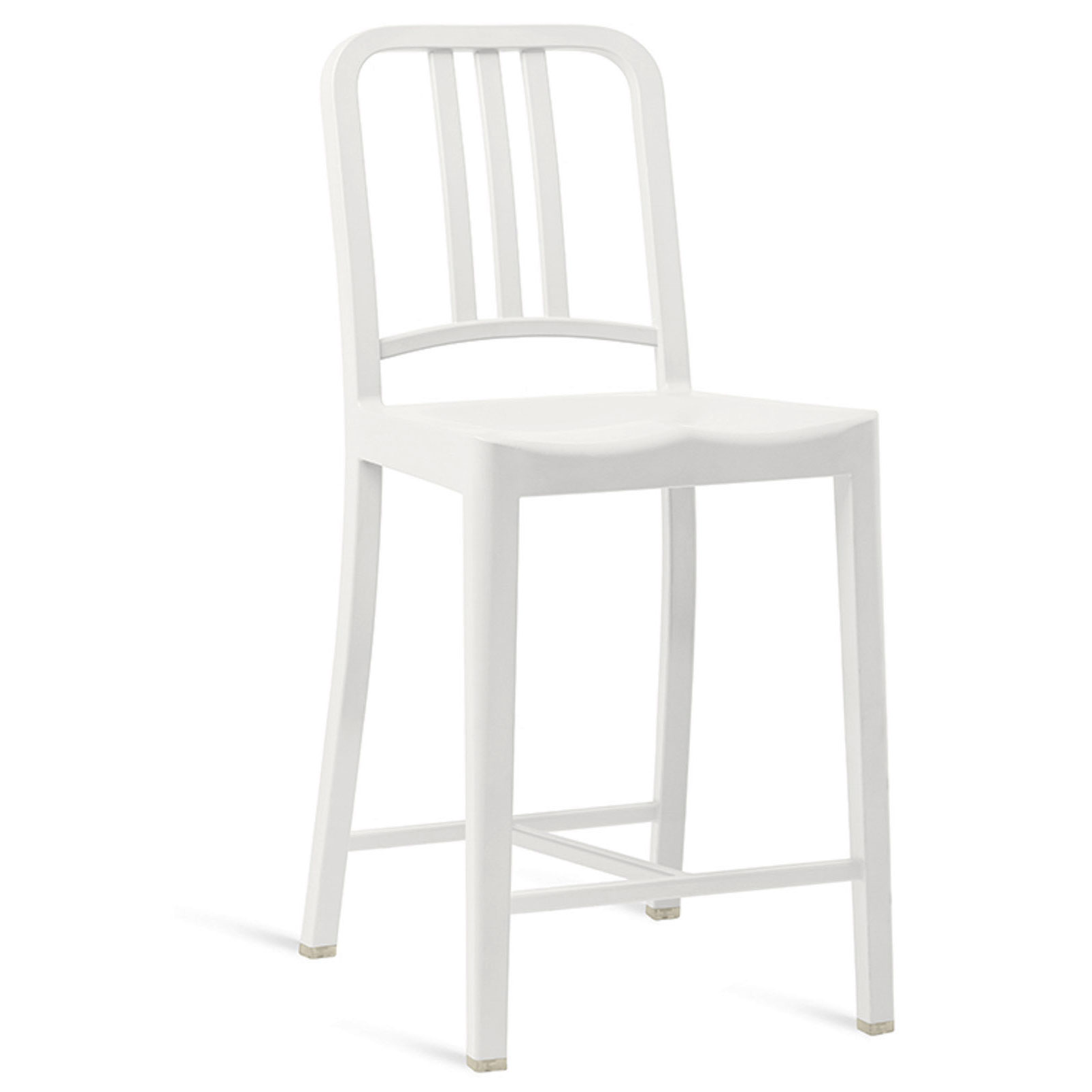 111 Navy Collection Bar/ Counter Stool by Emeco | 111 24 SNOW (WHITE ...
