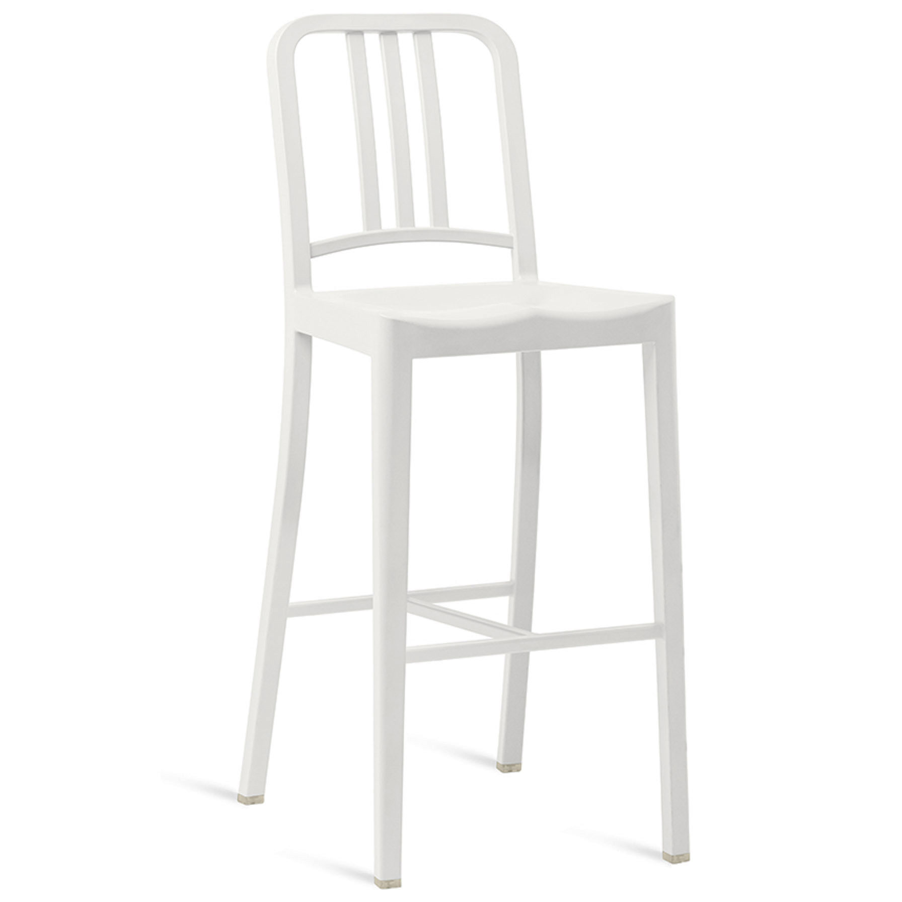 111 Navy Collection Bar/ Counter Stool by Emeco | 111 30 SNOW (WHITE ...