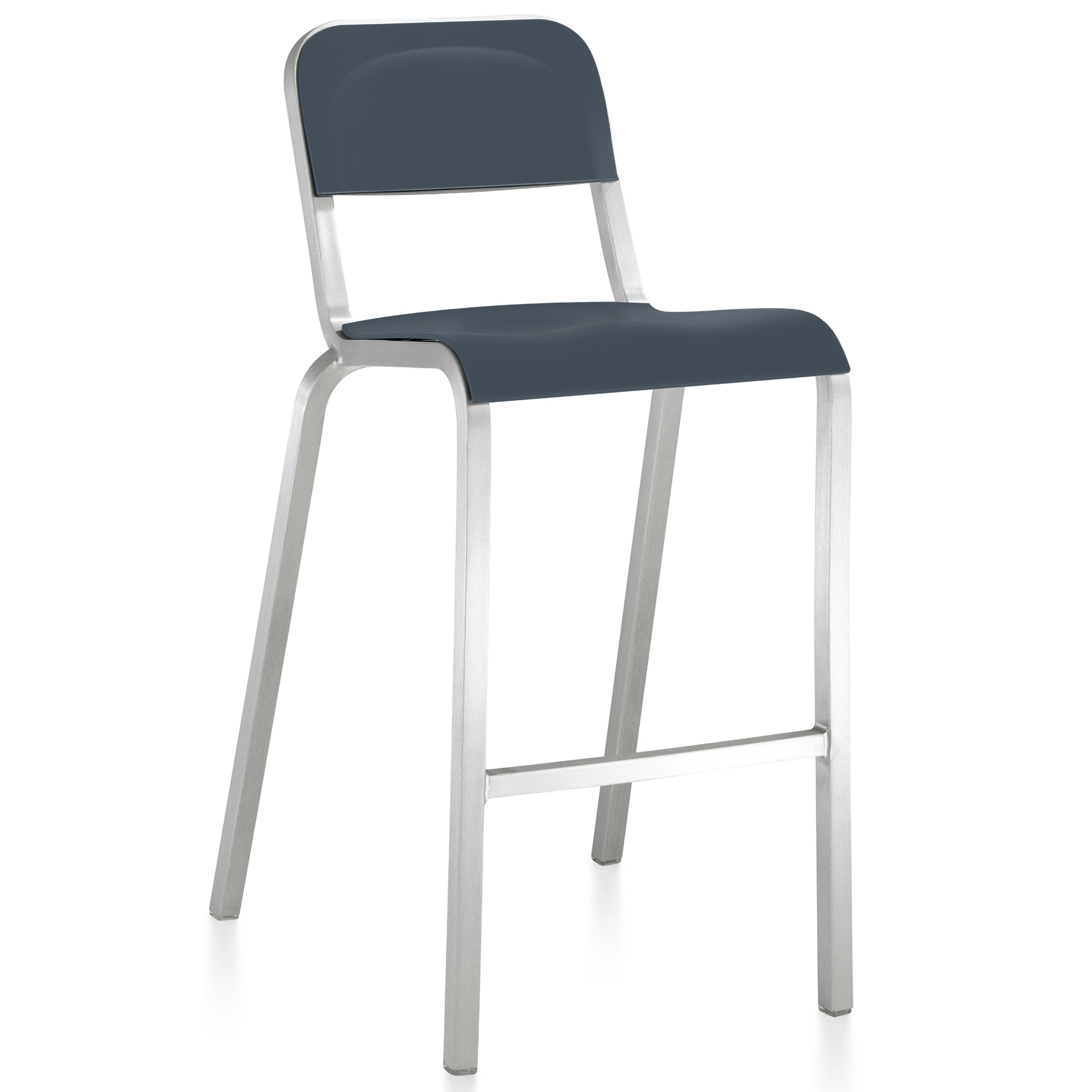 1951 Bar/ Counter Stool by Emeco | 1951 BAR 30 DARK BLUE | EMC1258238