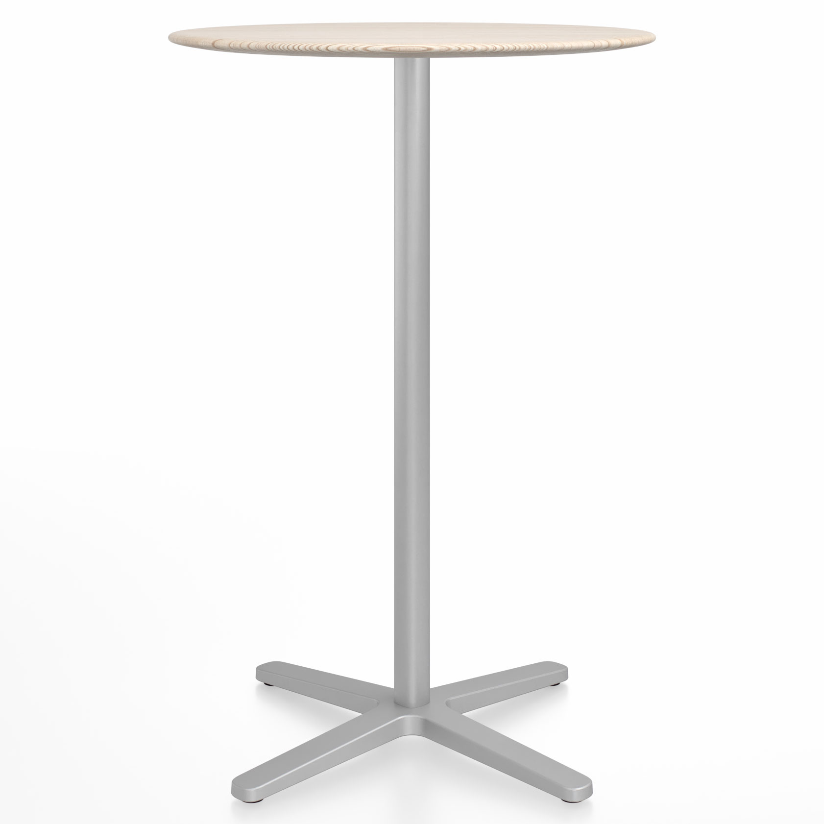 2 Inch X Base Bar Round Table by Emeco | 2INCHBTRD30XASH | EMC1258599