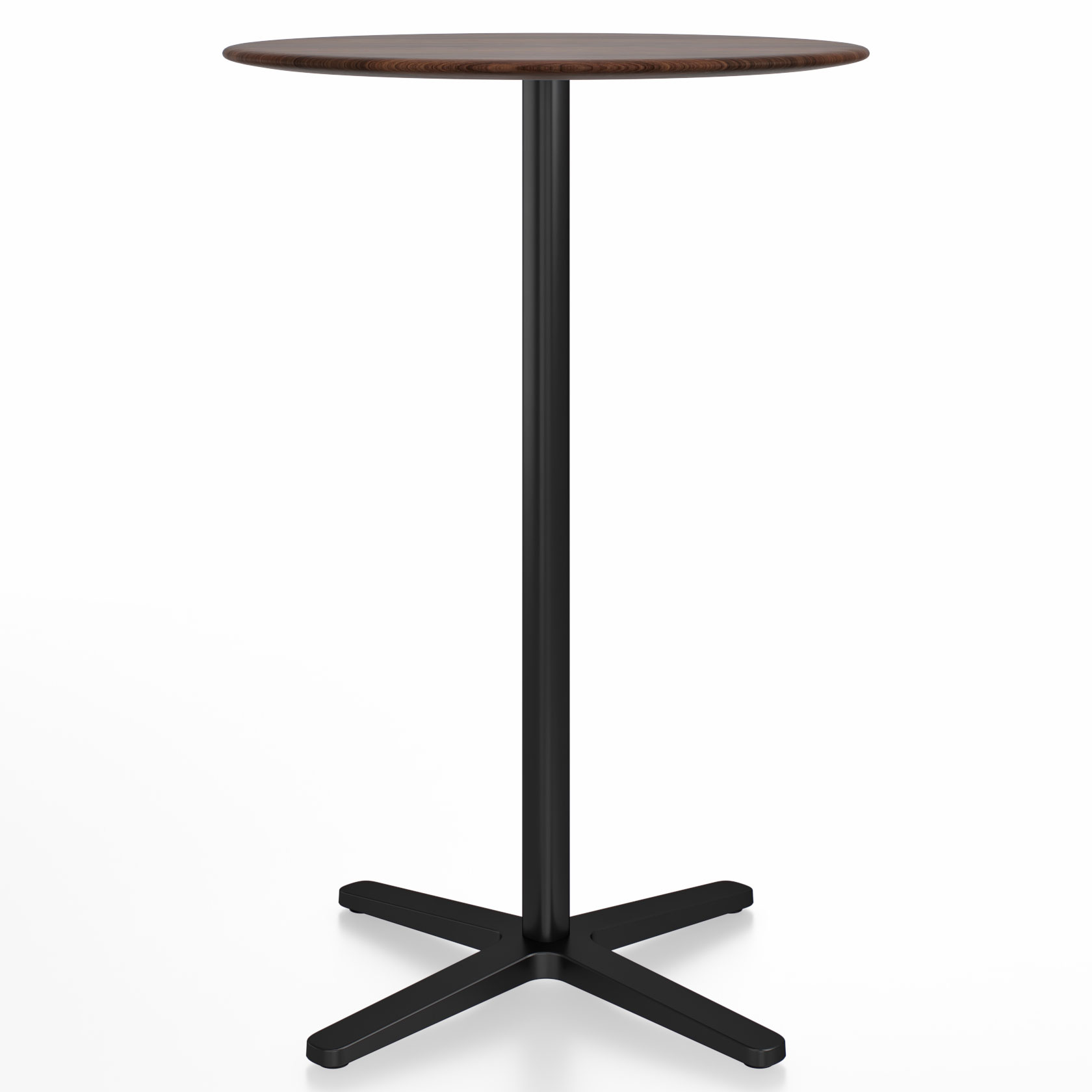 2 Inch X Base Bar Round Table by Emeco | 2INCHBTRD30XWALDARKPC | EMC1258614