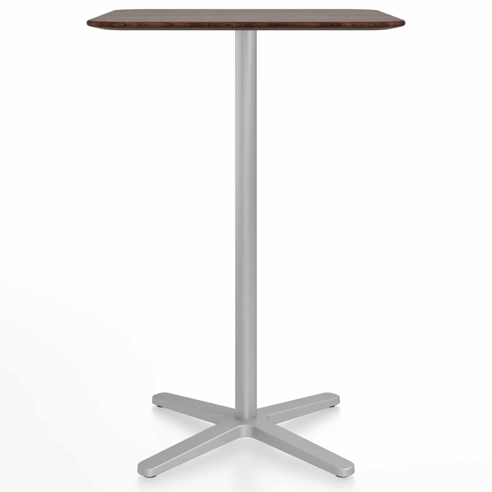 2 Inch X Base Bar Square Table by Emeco | 2INCHBTSQ30XWAL | EMC1258693