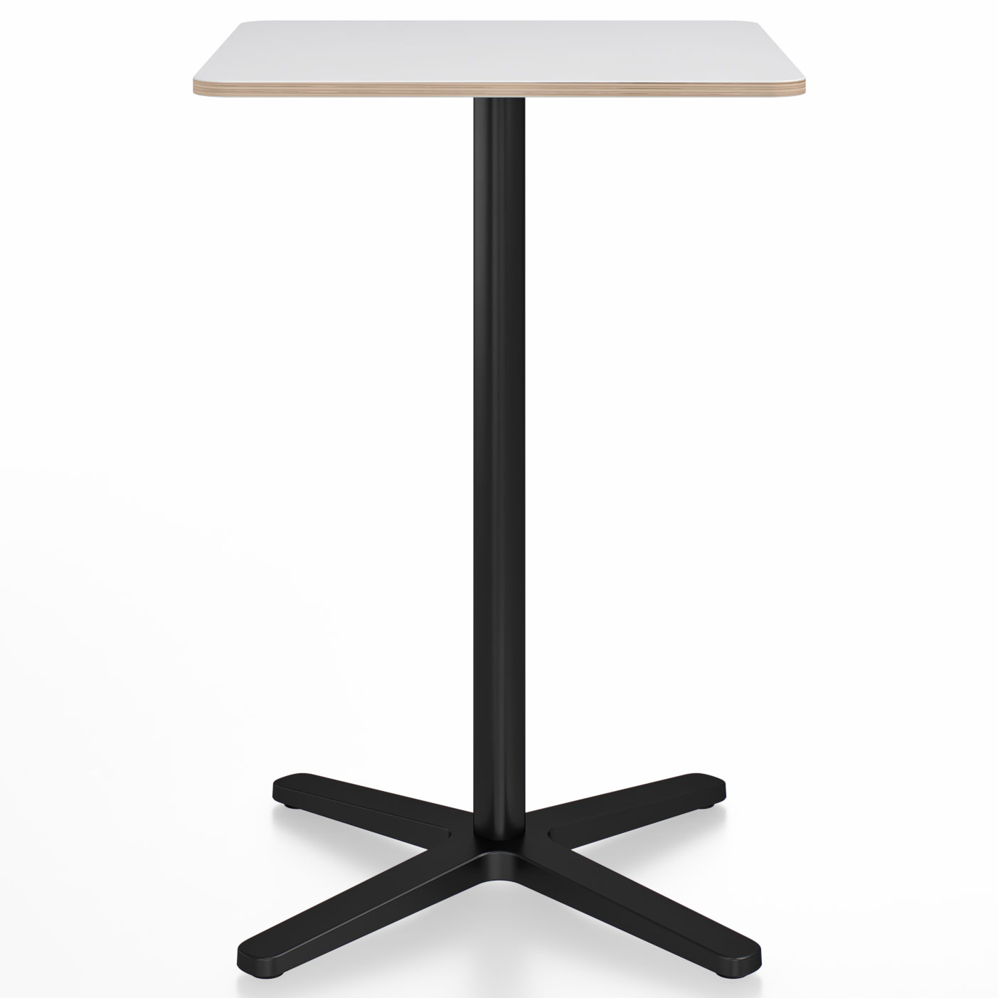 2 Inch X Base Counter Square Table by Emeco | 2INCHCOTSQ24XLWDARKPC ...