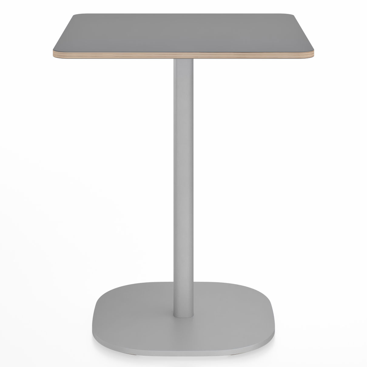 2 Inch Flat Base Square Cafe Table by Emeco | 2INCHCTSQ24FLG | EMC1259069