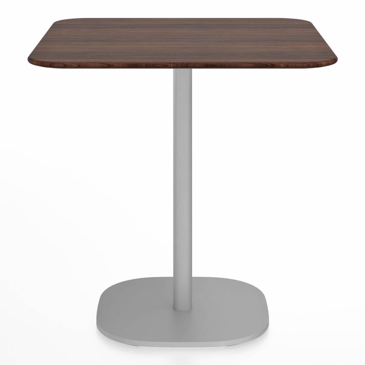 2 Inch Flat Base Square Cafe Table by Emeco | 2INCHCTSQ30FWAL | EMC1259113