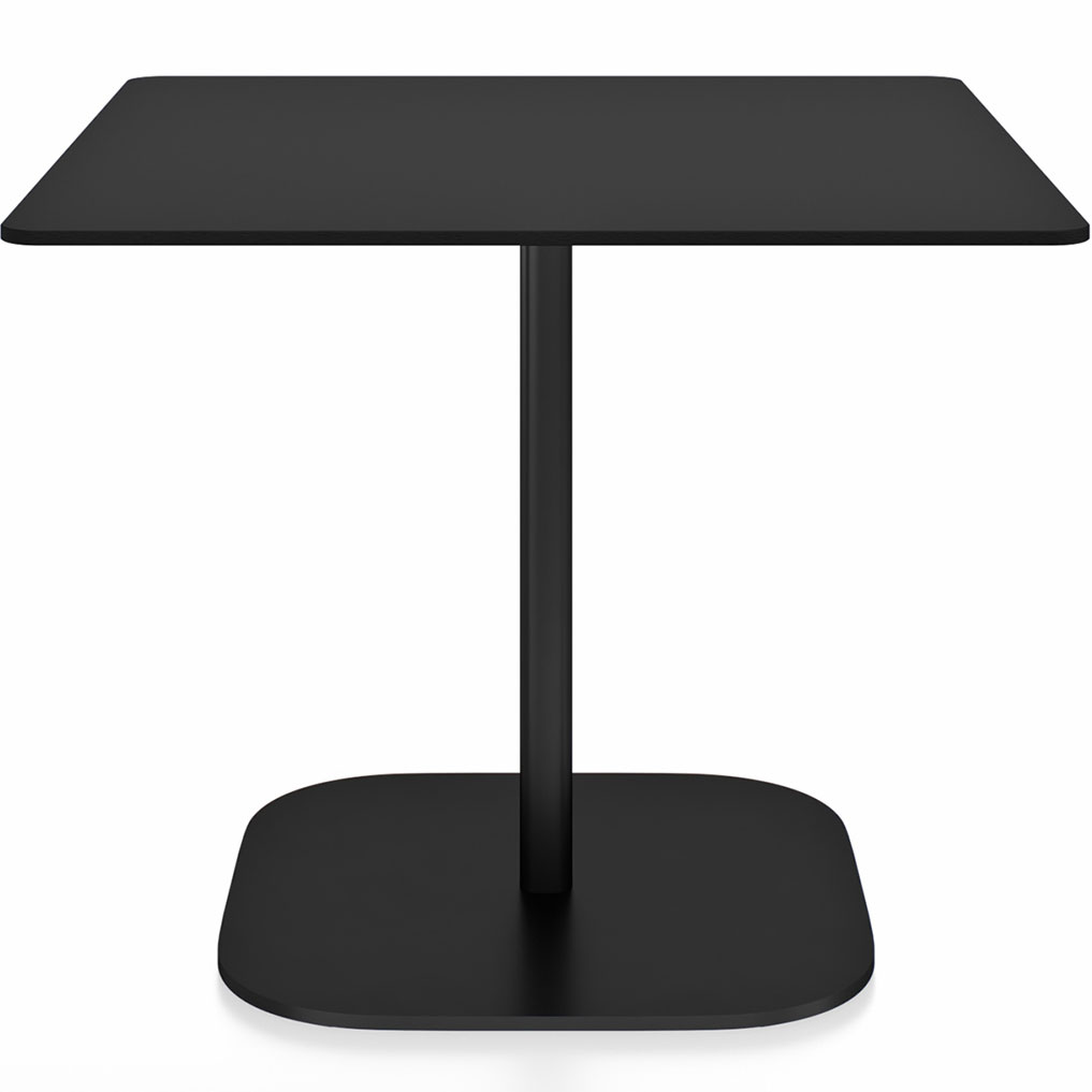 2 Inch Flat Base Square Cafe Table by Emeco | 2INCHCTSQ36FHPLBDARKPC | EMC1259142
