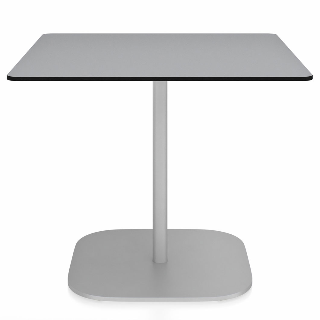 2 Inch Flat Base Square Cafe Table by Emeco | 2INCHCTSQ36FHPLG | EMC1259143