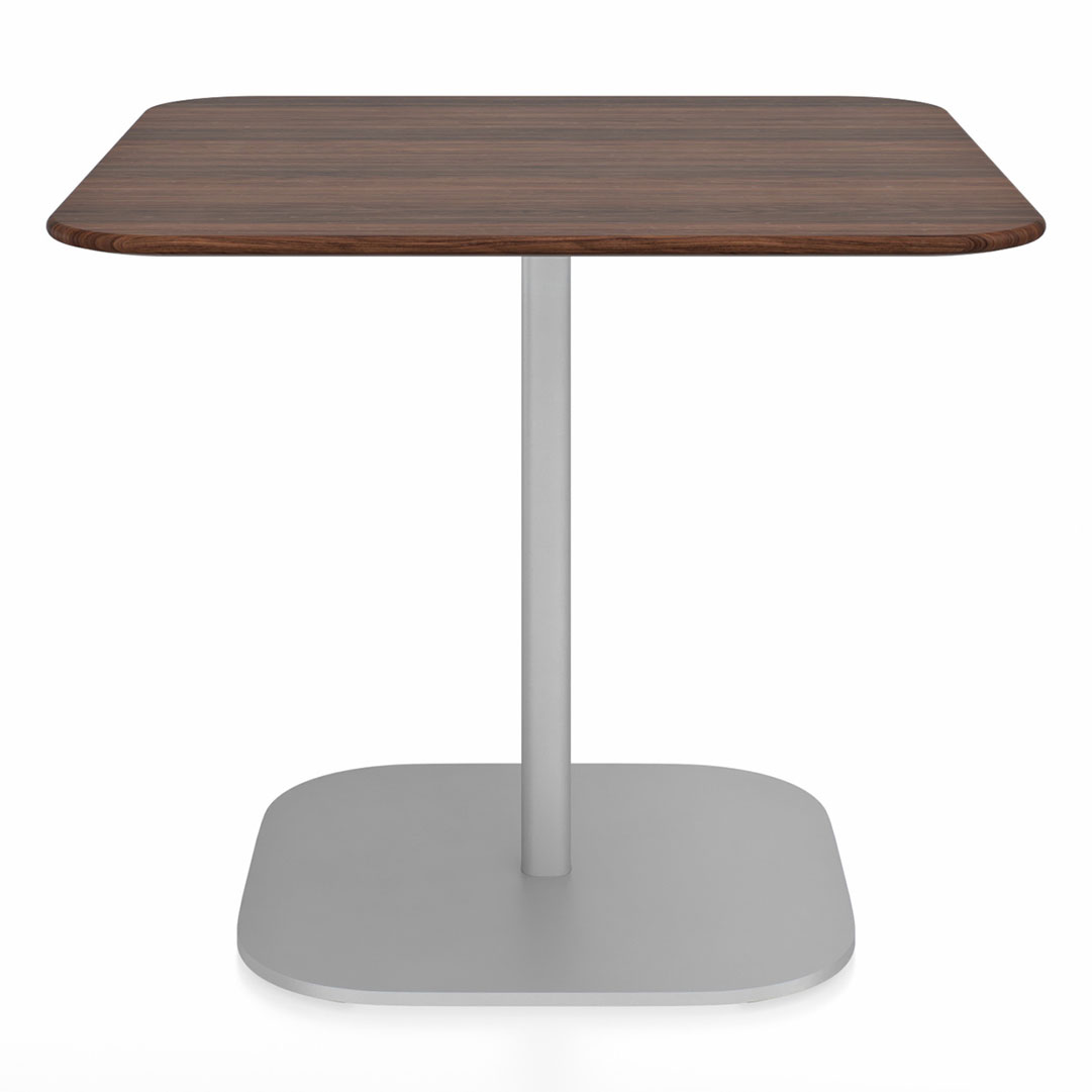 2 Inch Flat Base Square Cafe Table by Emeco | 2INCHCTSQ36FWAL | EMC1259153