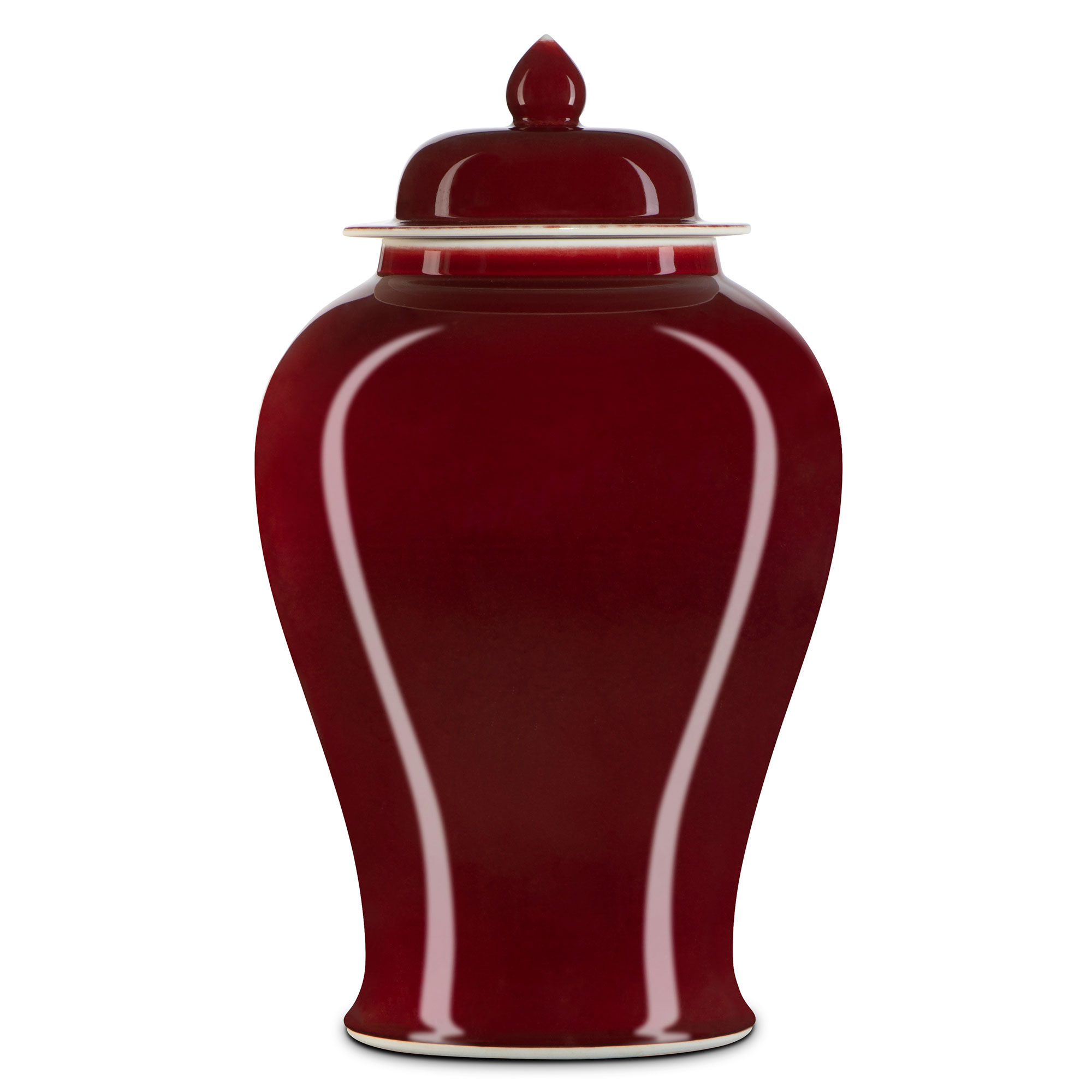 Imperial Oxblood Jar by Currey and Company | 1200-0686-CC | CRC1261533
